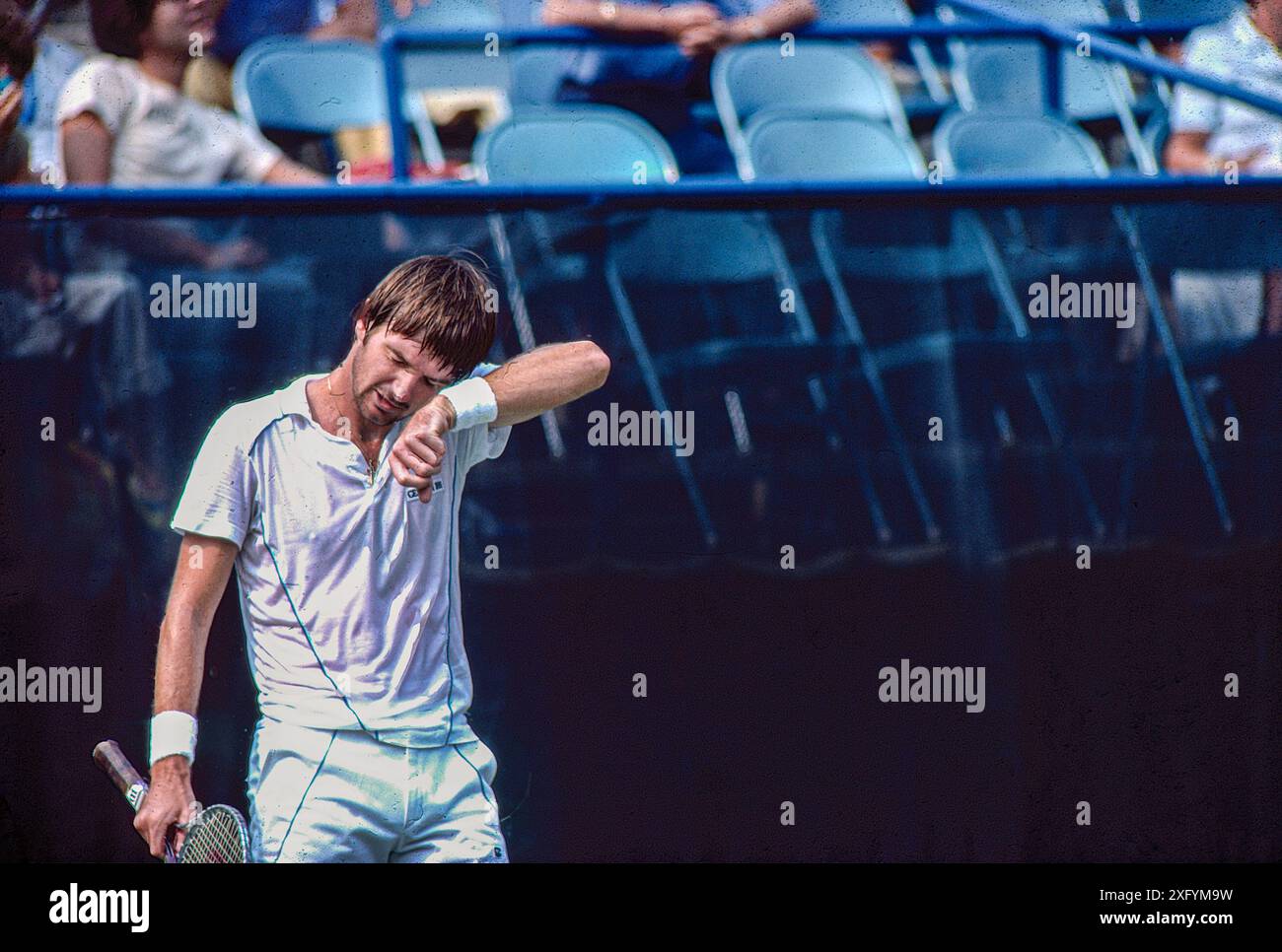 Jimmy Connors at the 1980 US Open Tennis Stock Photo - Alamy
