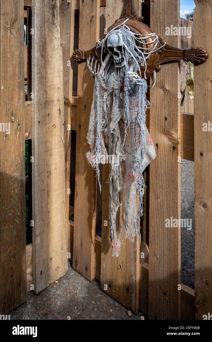 Skeleton fence hi-res stock photography and images - Alamy