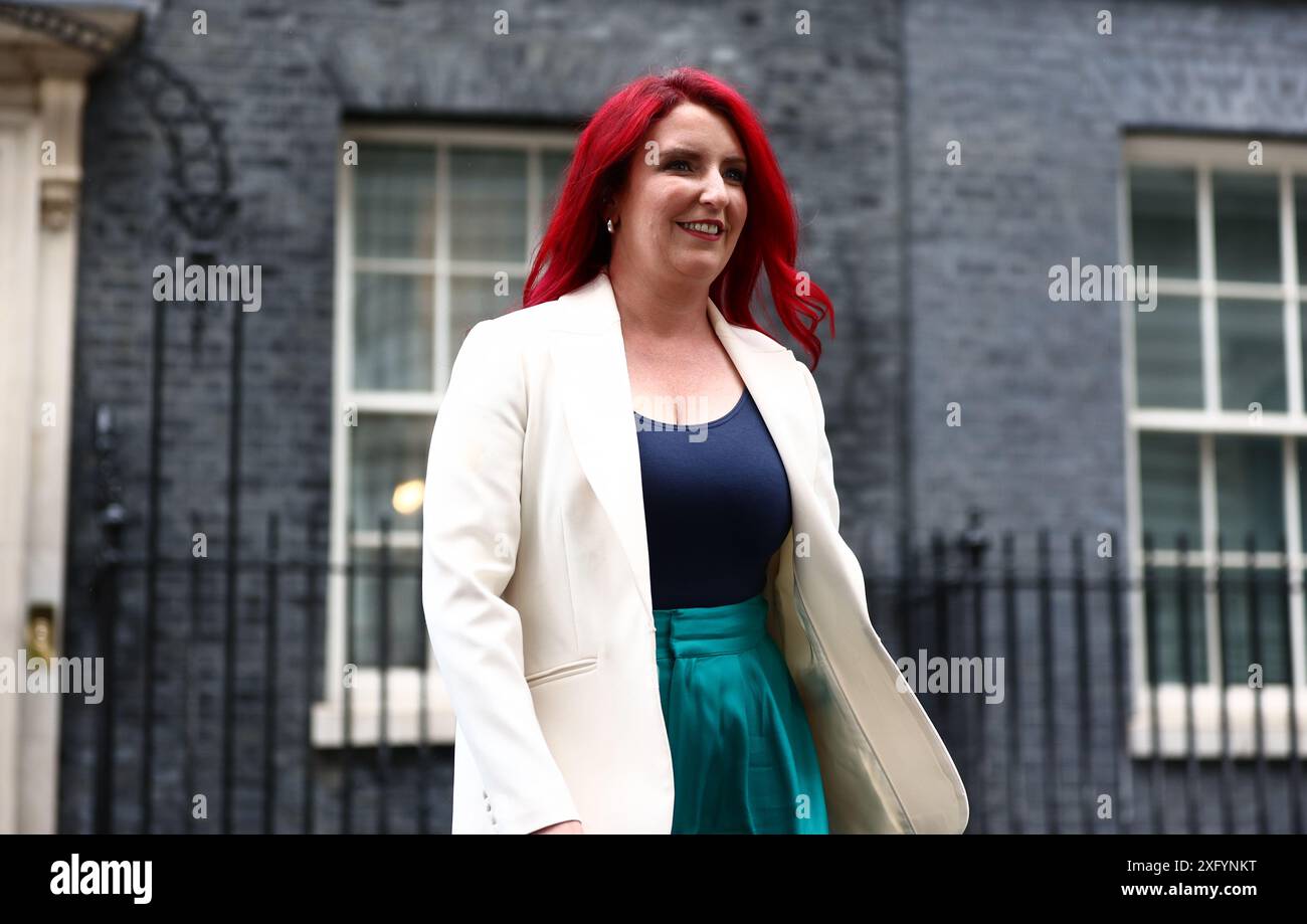 Labour MP Louise Haigh leaves 10 Downing Street, London, after being ...