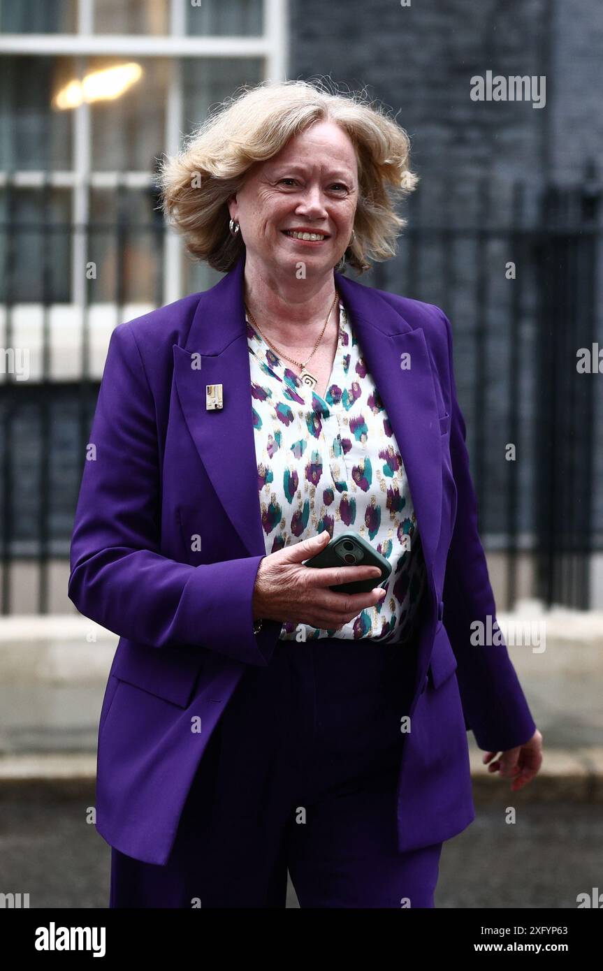 Labour MP Baroness Smith of Basildon leaves 10 Downing Street, London ...
