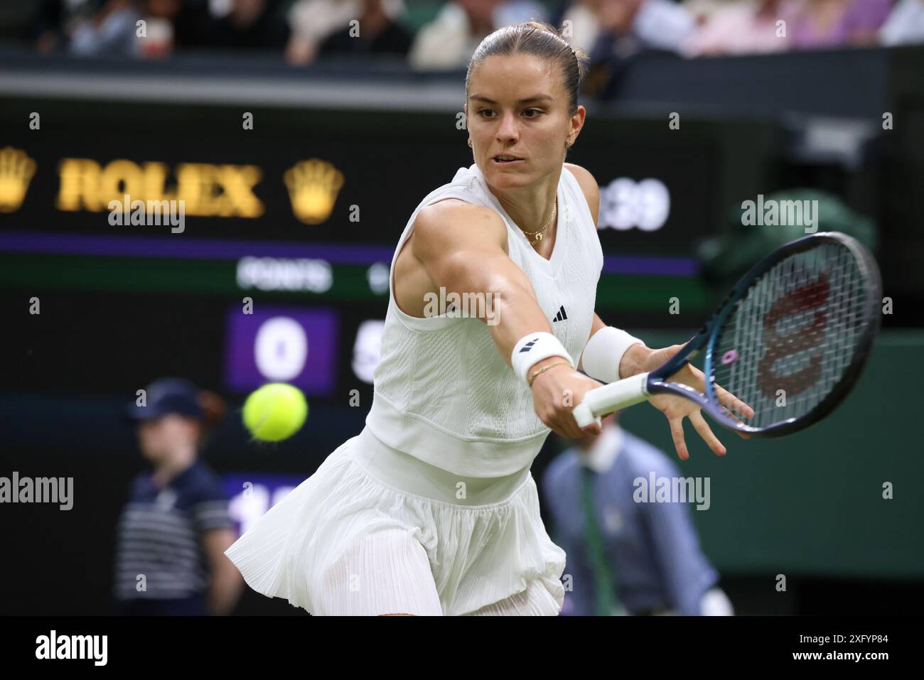 Wimbledon London Uk 05th July 2024 Maria Sakkari Of Greece During