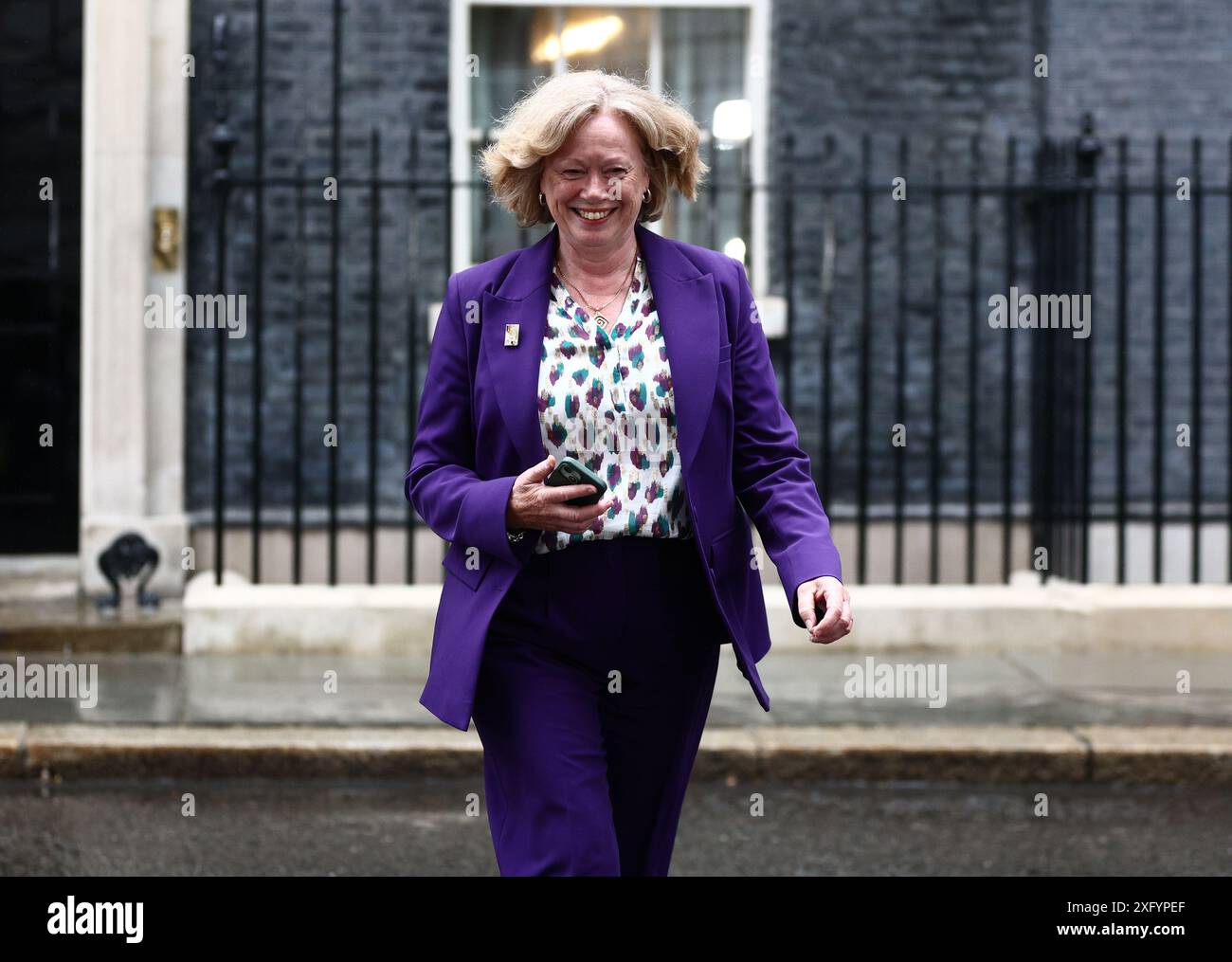 Labour MP Baroness Smith of Basildon leaves 10 Downing Street, London ...
