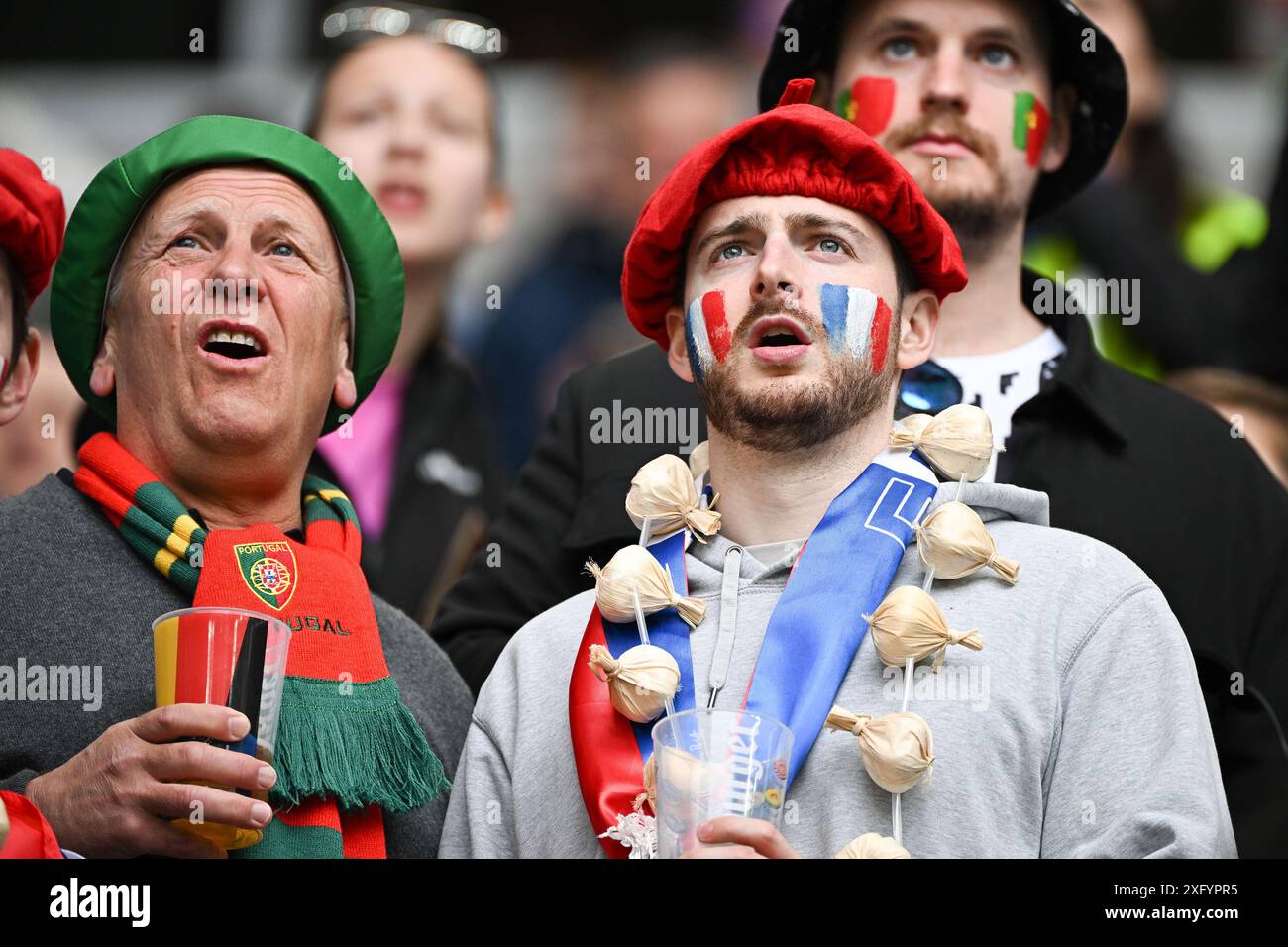 Hamburg, Germany. 5 July, 2024. Fans during the UEFA EURO 2024 - Quarter-finals - Portugal vs ...