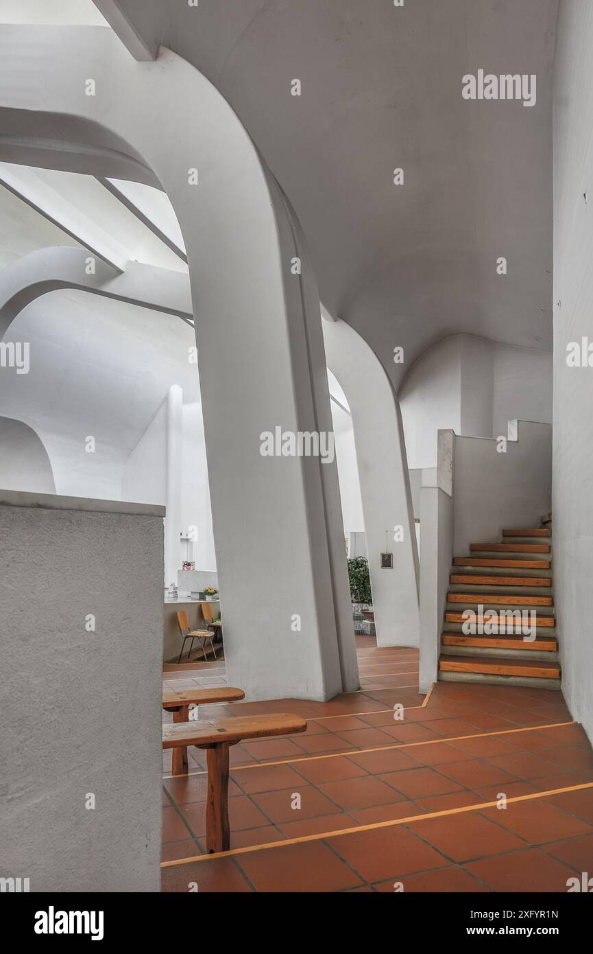 Santa Maria Assunta, Church, Alvar Aalto, Riola di Vergato, Italy Stock ...