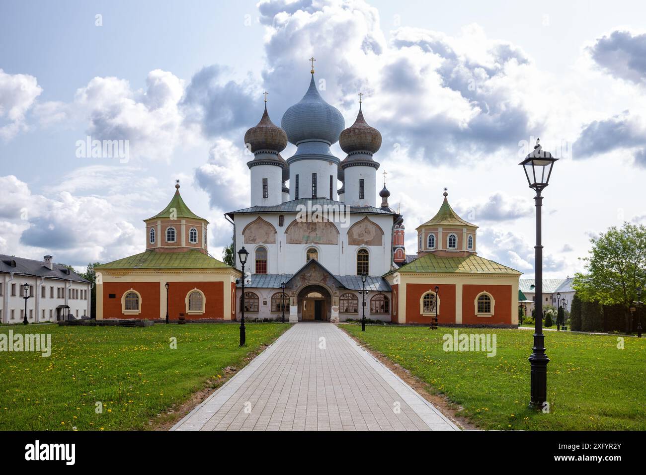 Assumption Cathedral of the Tikhvin Monastery of the Dormition of the ...