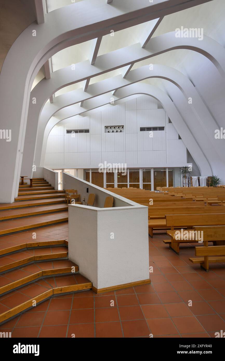 Santa Maria Assunta, Church, Alvar Aalto, Riola di Vergato, Italy Stock ...