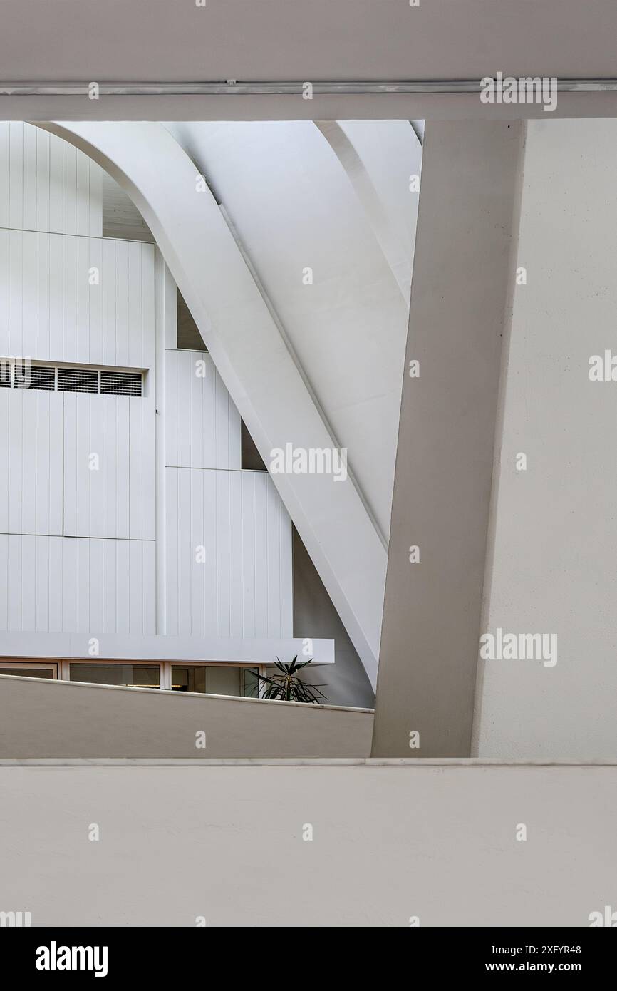 Santa Maria Assunta, Church, Alvar Aalto, Riola di Vergato, Italy Stock ...