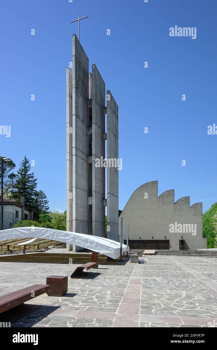 Santa Maria Assunta, Church, Alvar Aalto, Riola di Vergato, Italy Stock ...