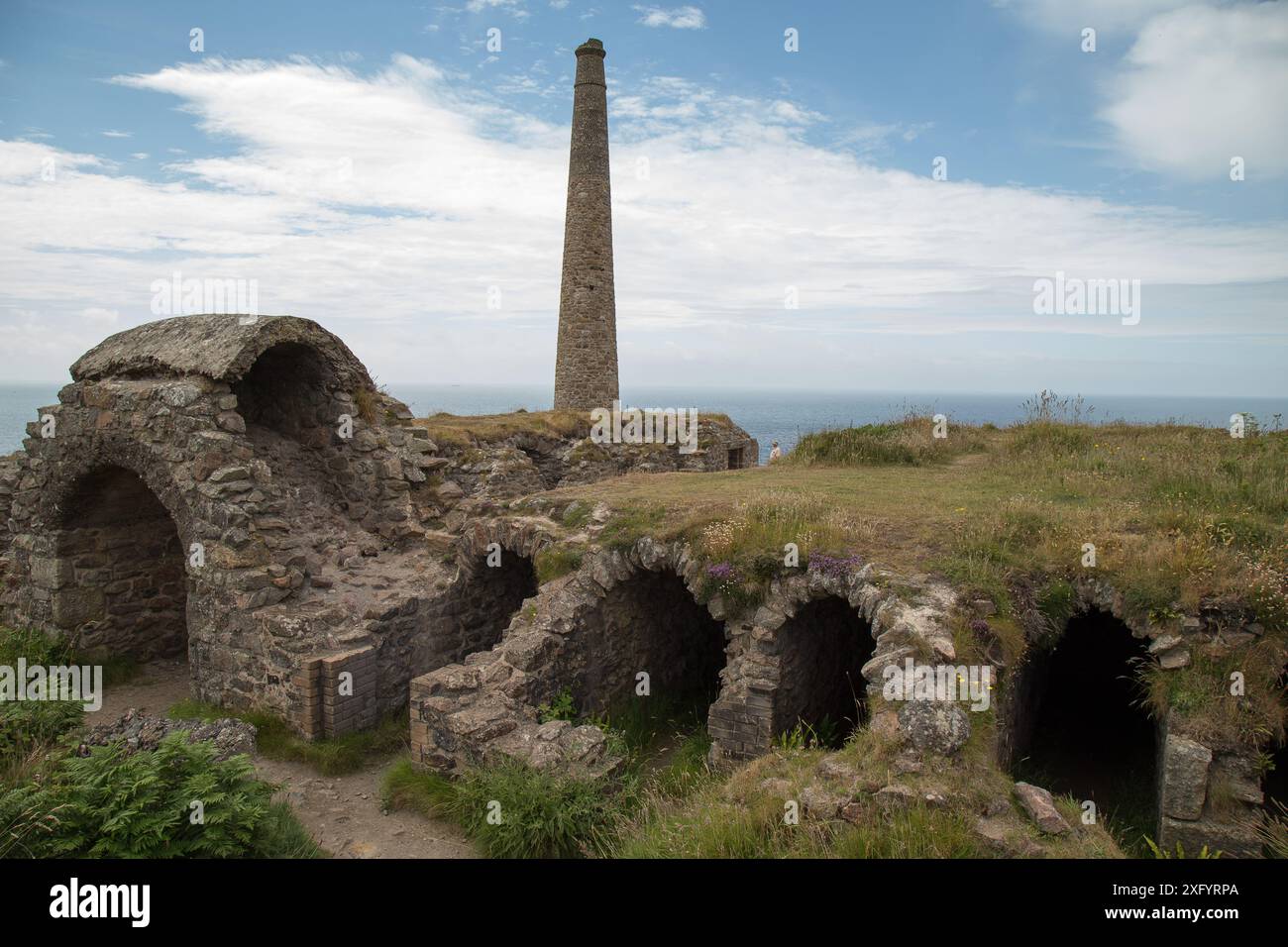 Botallack tin mine Stock Photo - Alamy
