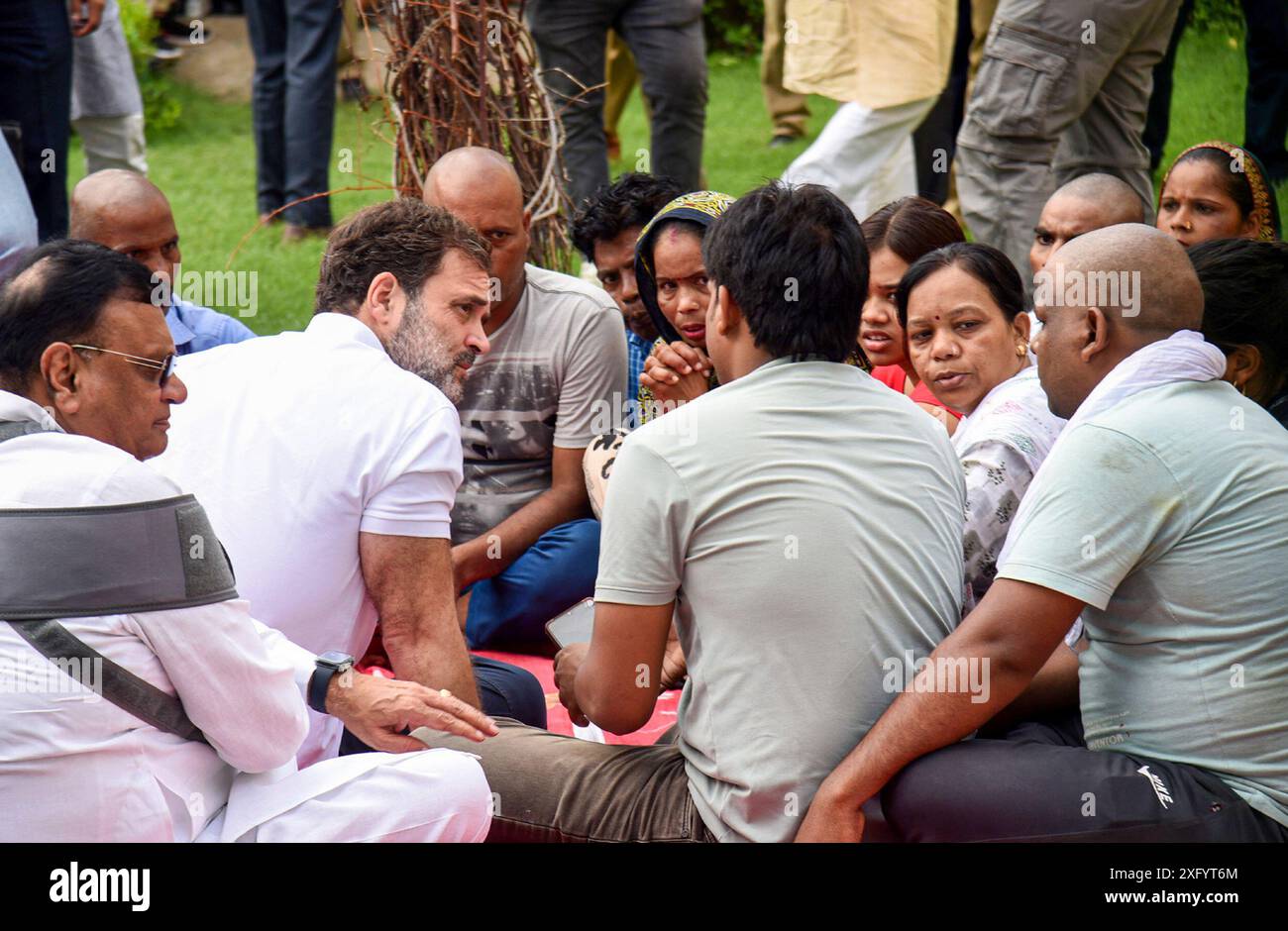 Hathras, India. 05th July, 2024. HATHRAS, INDIA - JULY 5: Congress MP ...