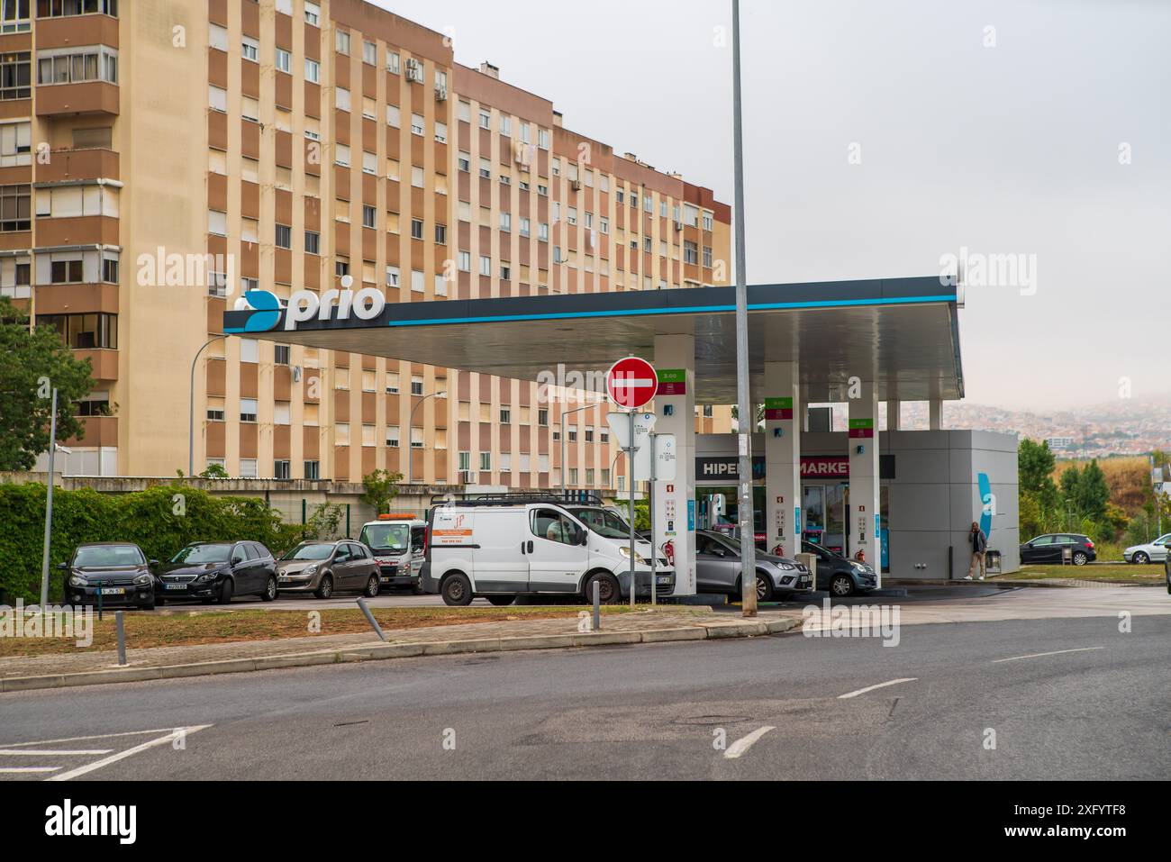 Lisbon , Portugal 23 June 2024. Prio gas station . PRIO is the largest ...