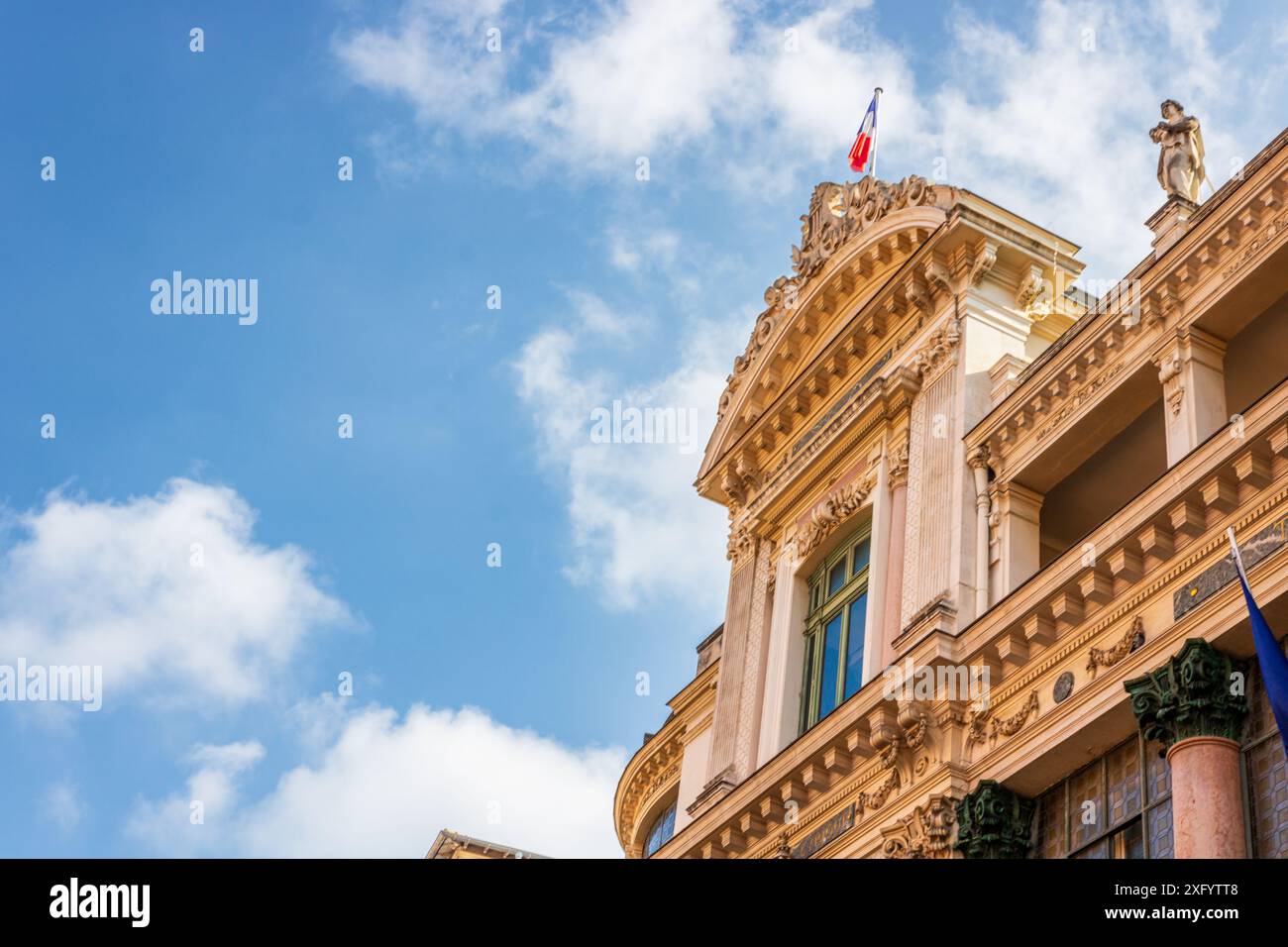 Iconic landmarks of Nice, France, Cote d'Azur, French Riviera Stock ...