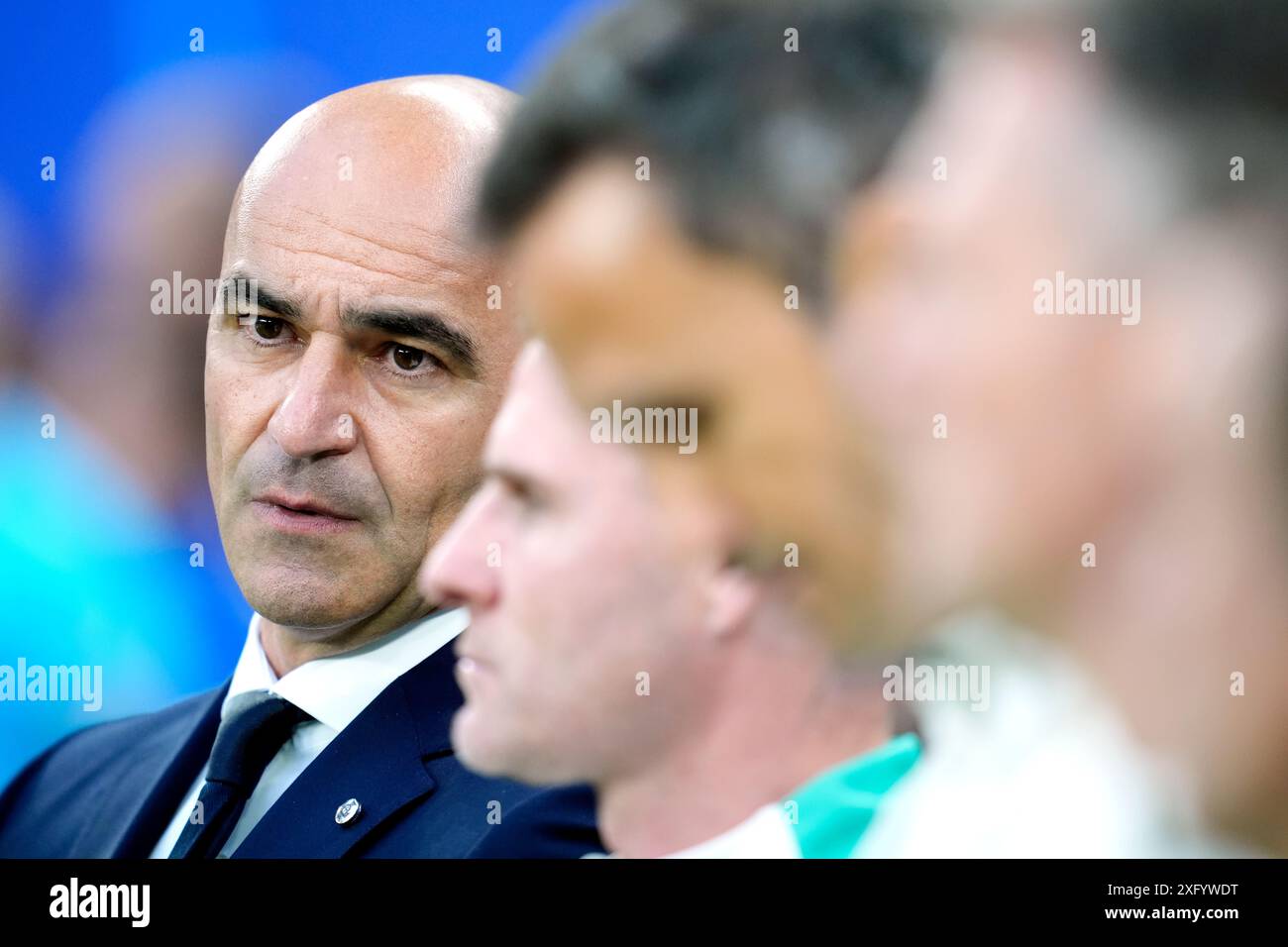 Portugal manager Roberto Martinez (left) ahead of the UEFA Euro 2024 ...