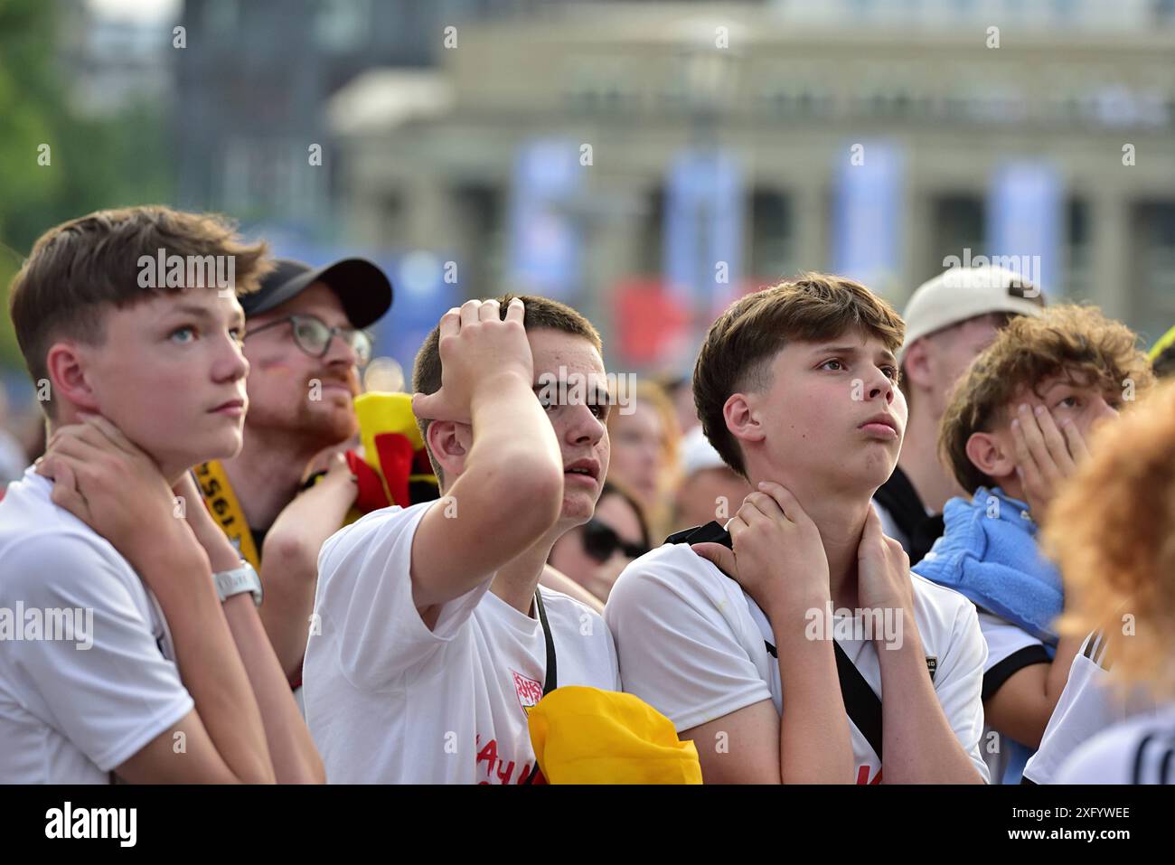 5.7.2024 Fanzone Stuttgart Die Fan Zone am Stuttgarter Schlossplatz zur ...