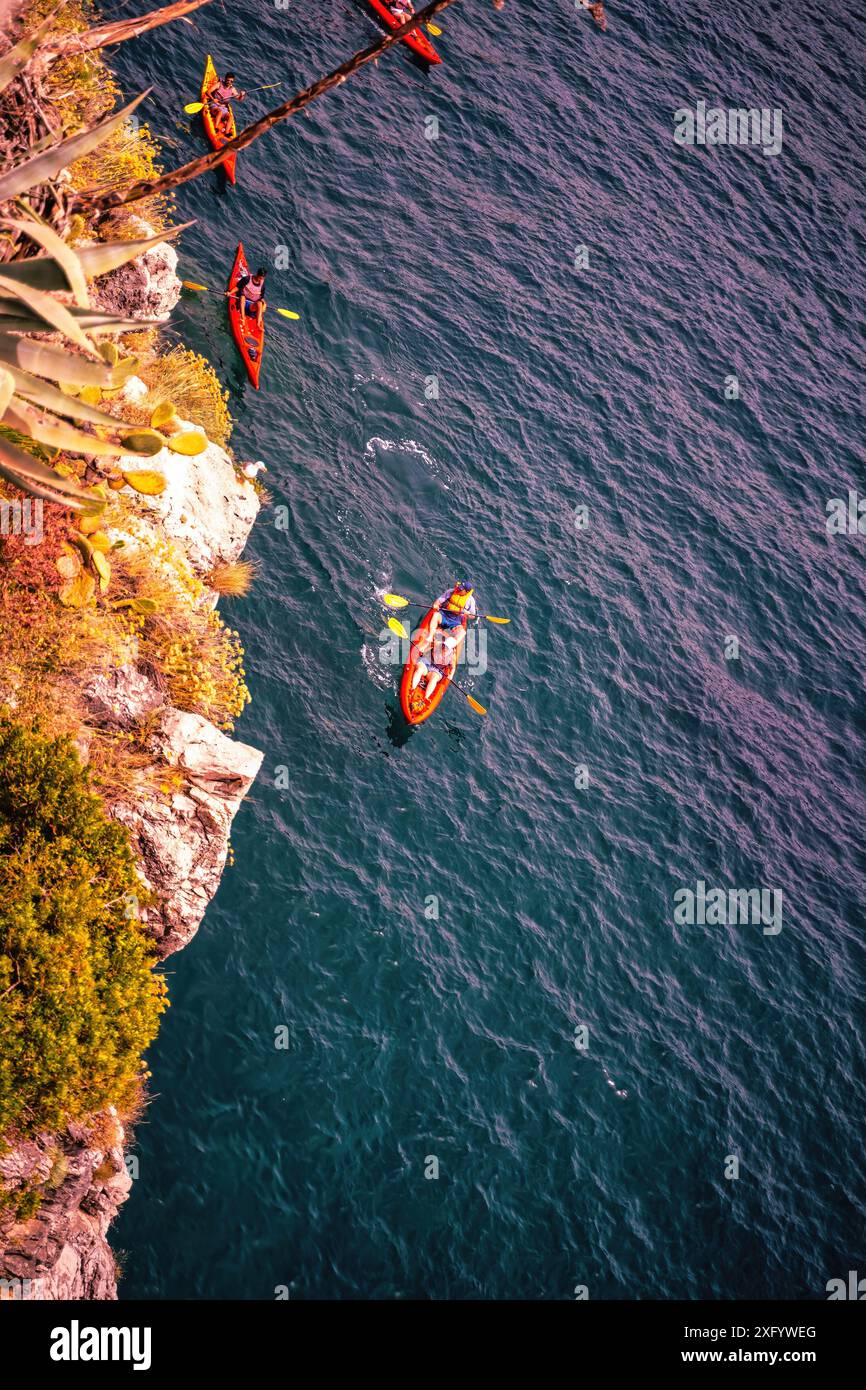 Navigating above river drone on hi-res stock photography and images - Alamy