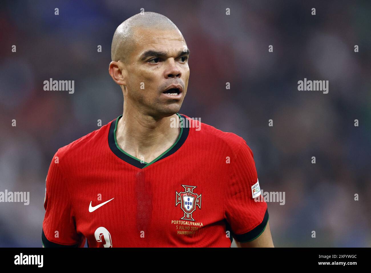 Hamburg, Germany. July 5th, 2024. Pepe of Portugal during the UEFA EURO ...