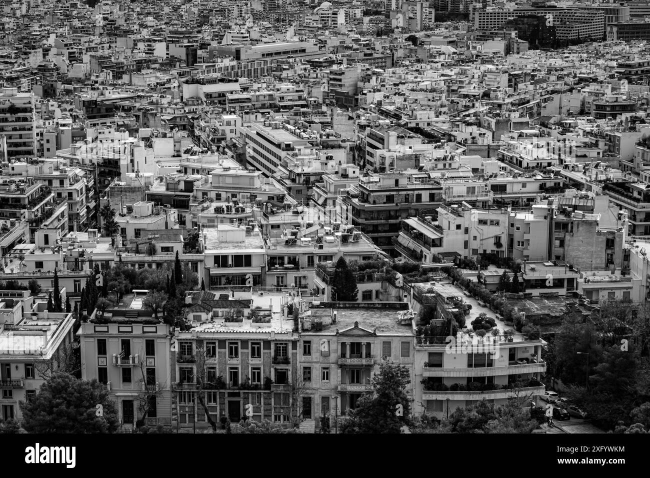 Athens Attica Greece. Beautiful capital city. View from above Stock ...