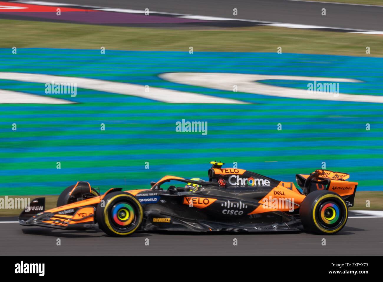 Silverstone (Towcester), UK, 05 Jul 2024, Lando Norris Securing the Top ...