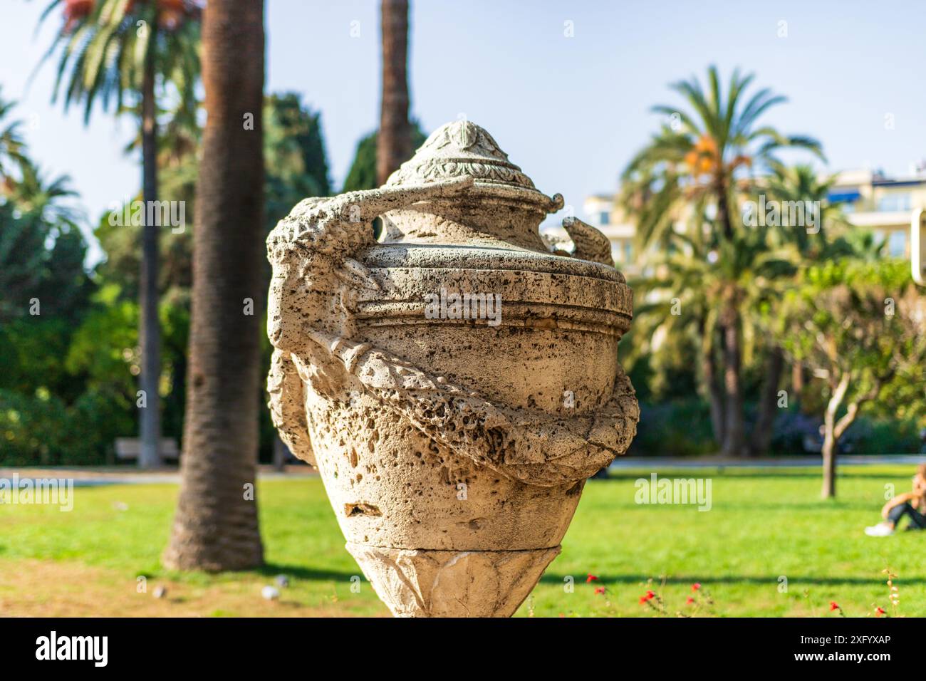 Iconic landmarks of Nice, France, Cote d'Azur, French Riviera Stock ...