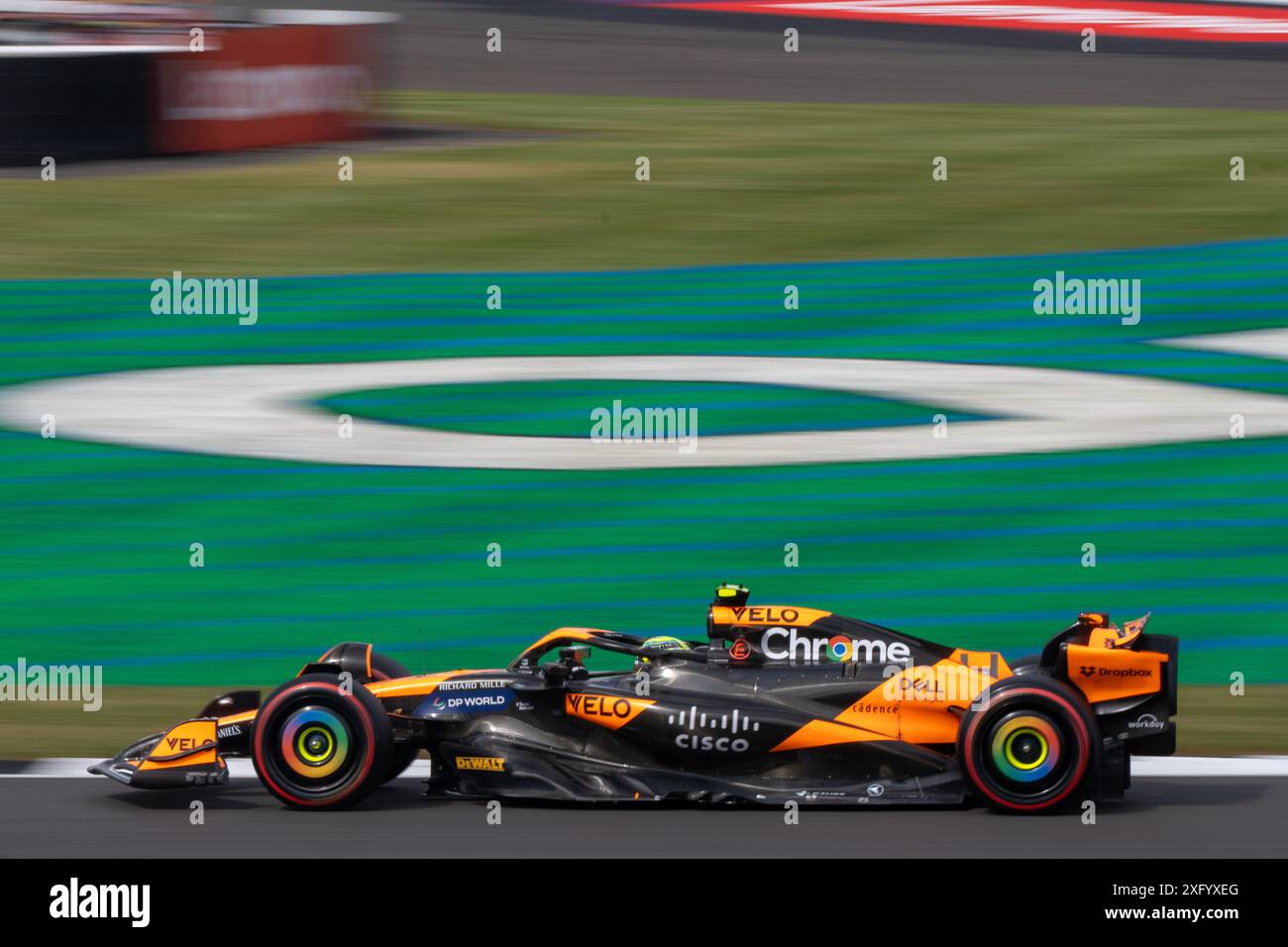 Silverstone (Towcester), UK, 05 Jul 2024, Lando Norris Securing the Top ...