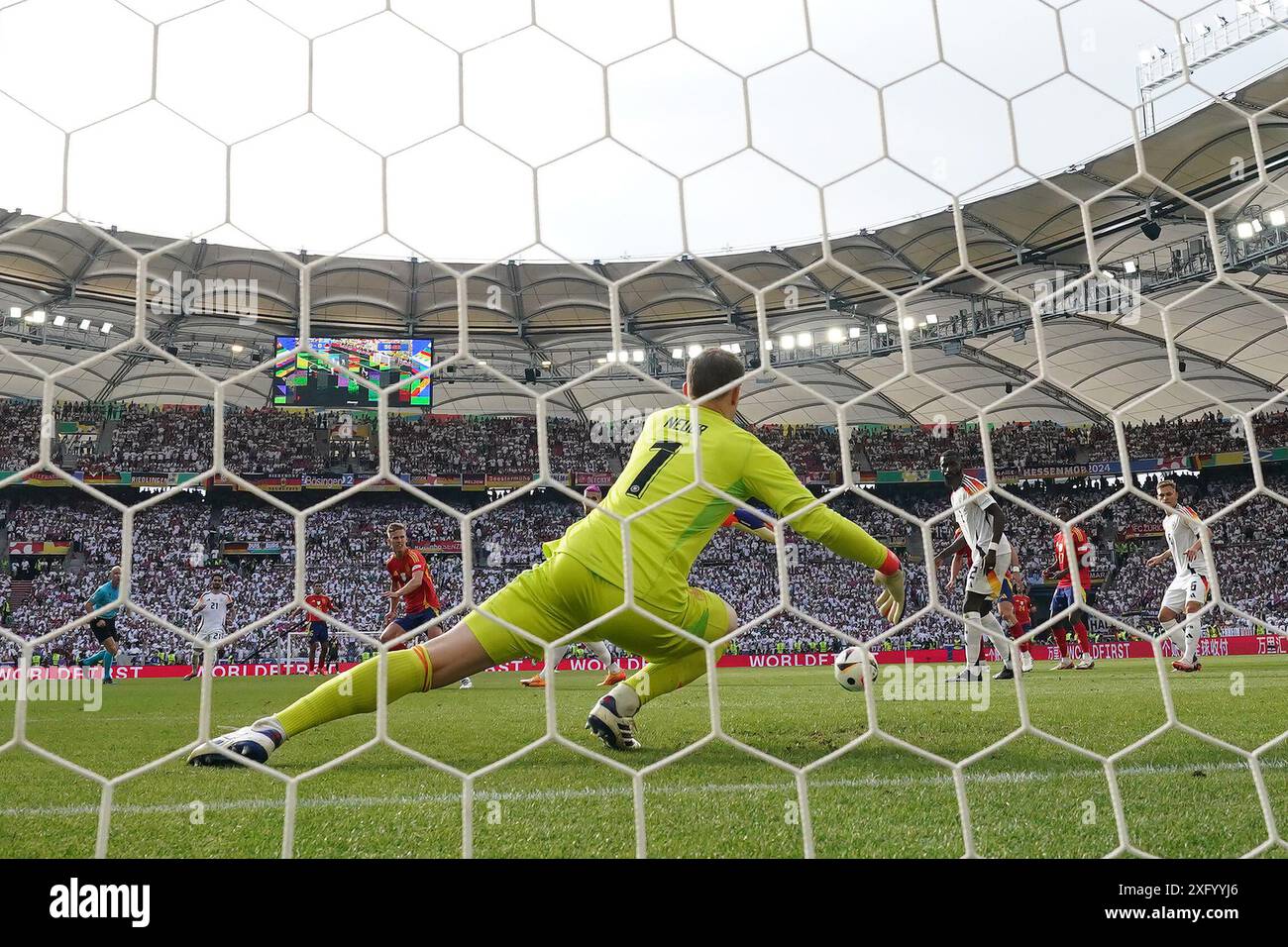 Germany spain euro olmo goal hi-res stock photography and images - Alamy