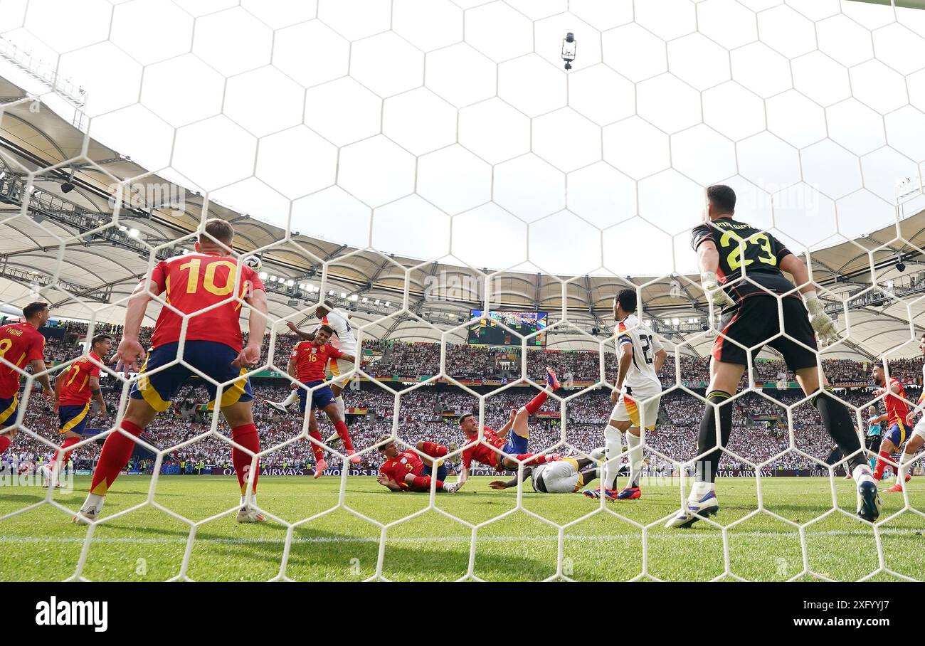 A general view of action during the UEFA Euro 2024, quarter-final match ...