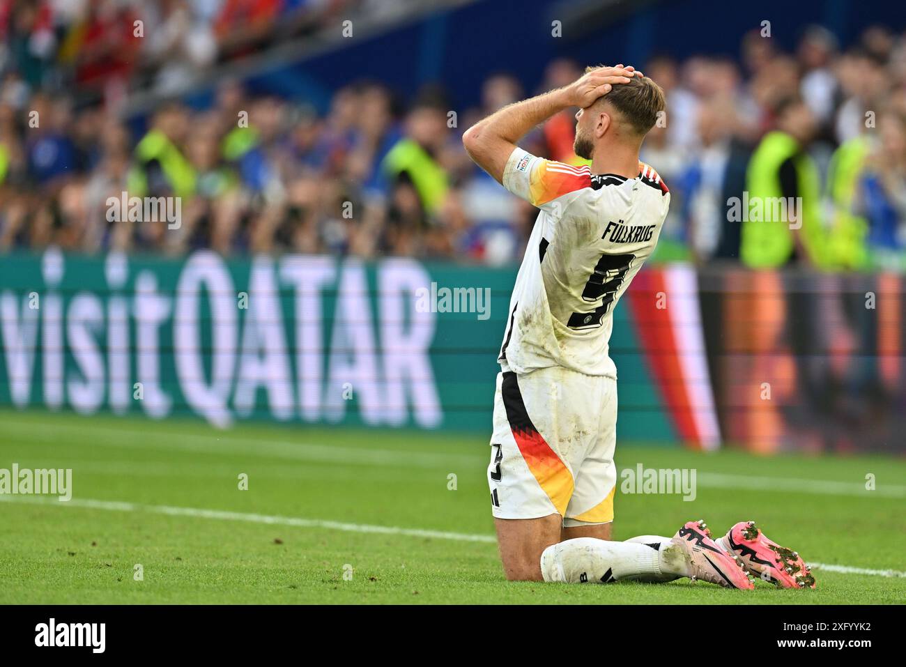Stuttgart, Germany. 05th July, 2024. Niclas Fullkrug (9) of Germany ...