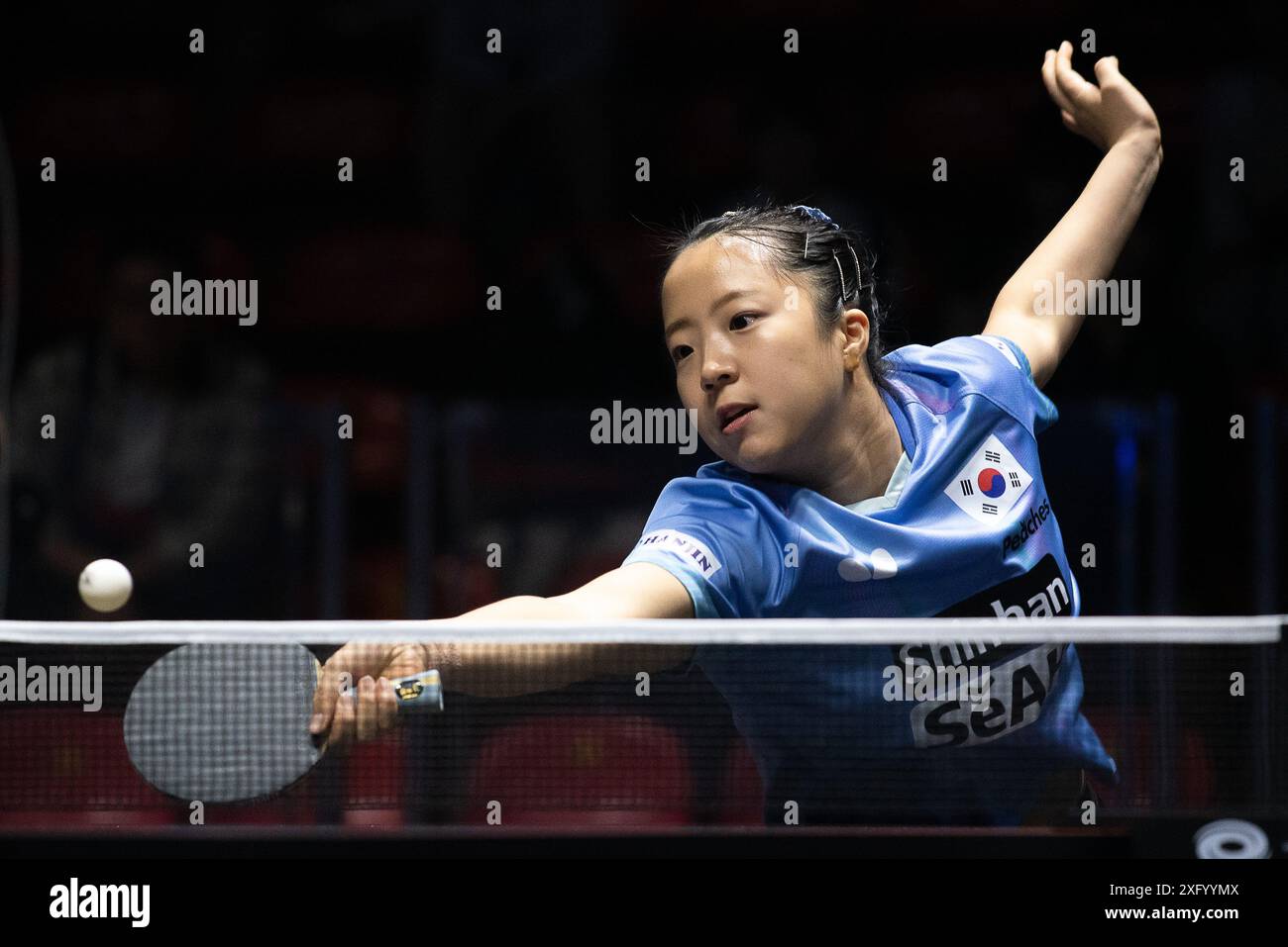 Bangkok, Thailand. 05th July, 2024. Shin Yubin of South Korea plays ...