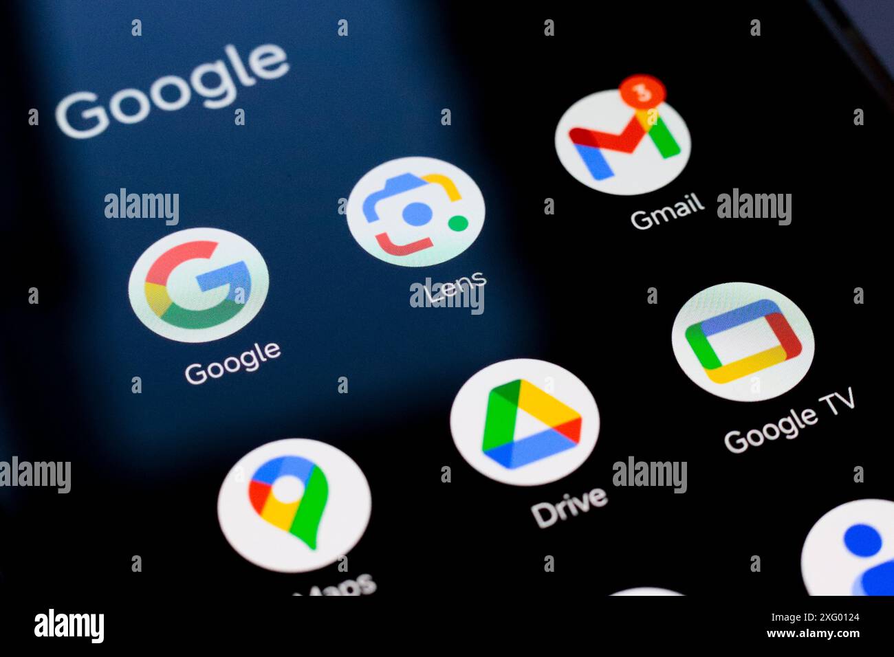 In this photo illustration, Google, Google Lens, Gmail, Maps, Drive ...
