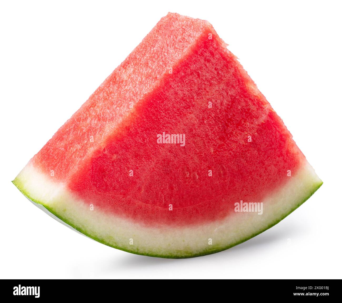 Watermelon triangle slice without seeds isolated on white background ...