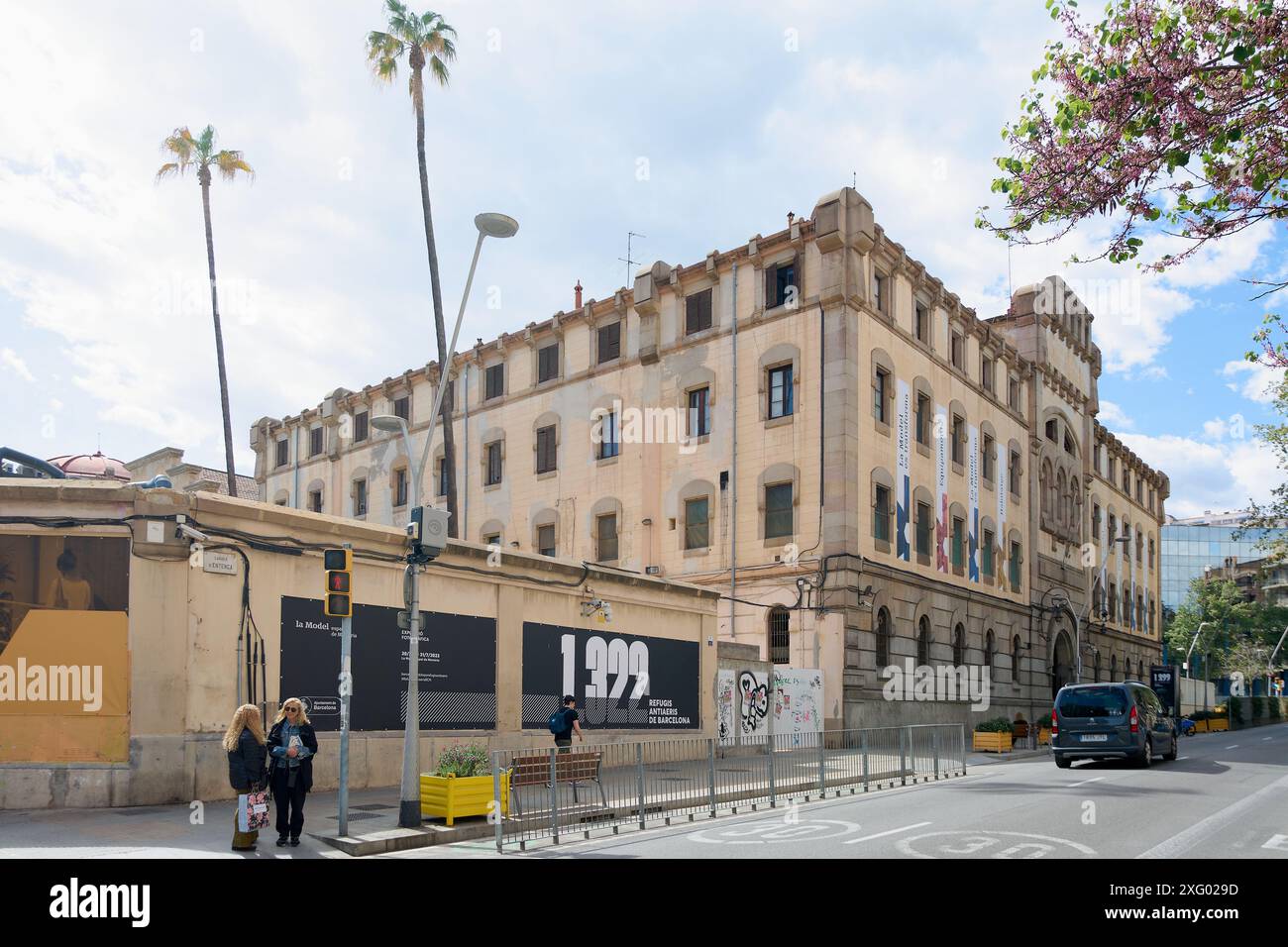 Barcelona, SPAIN - JULY 5, 2024: This vibrant snapshot features Model ...