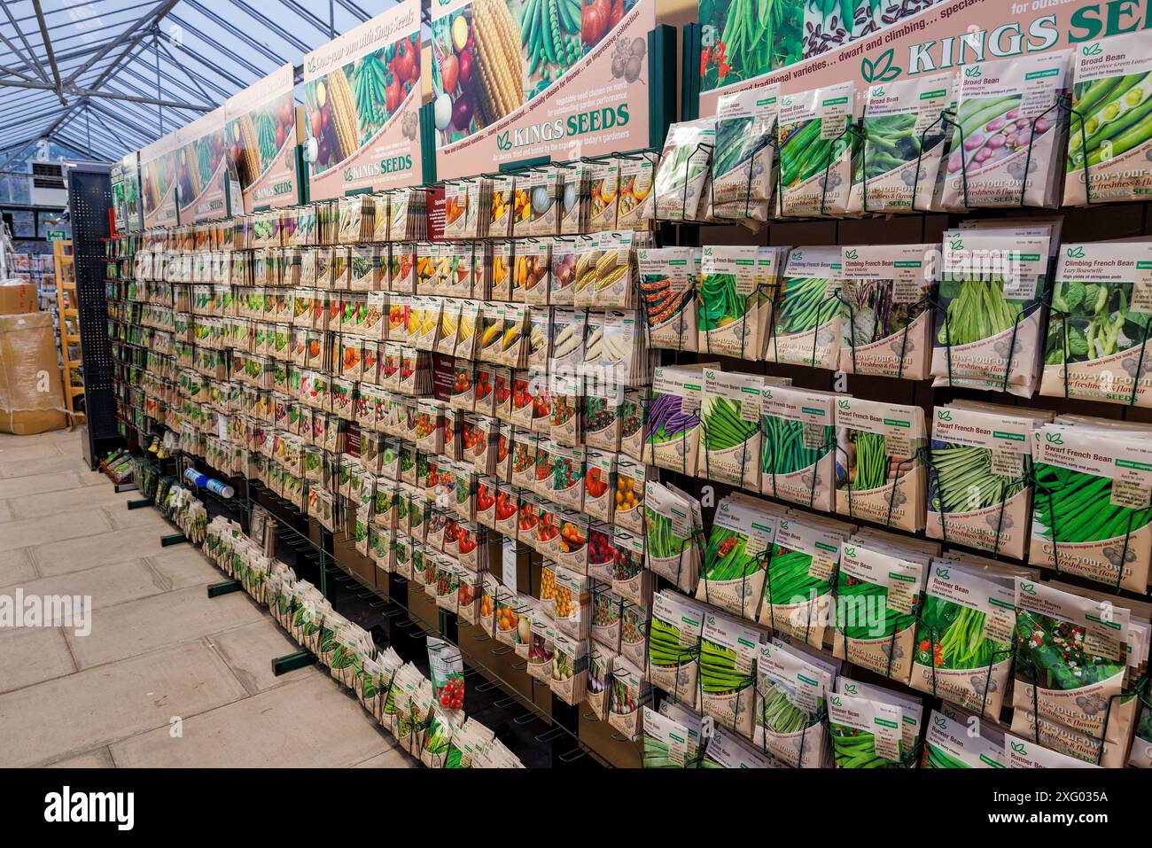 Racks of seeds in packets hi-res stock photography and images - Alamy