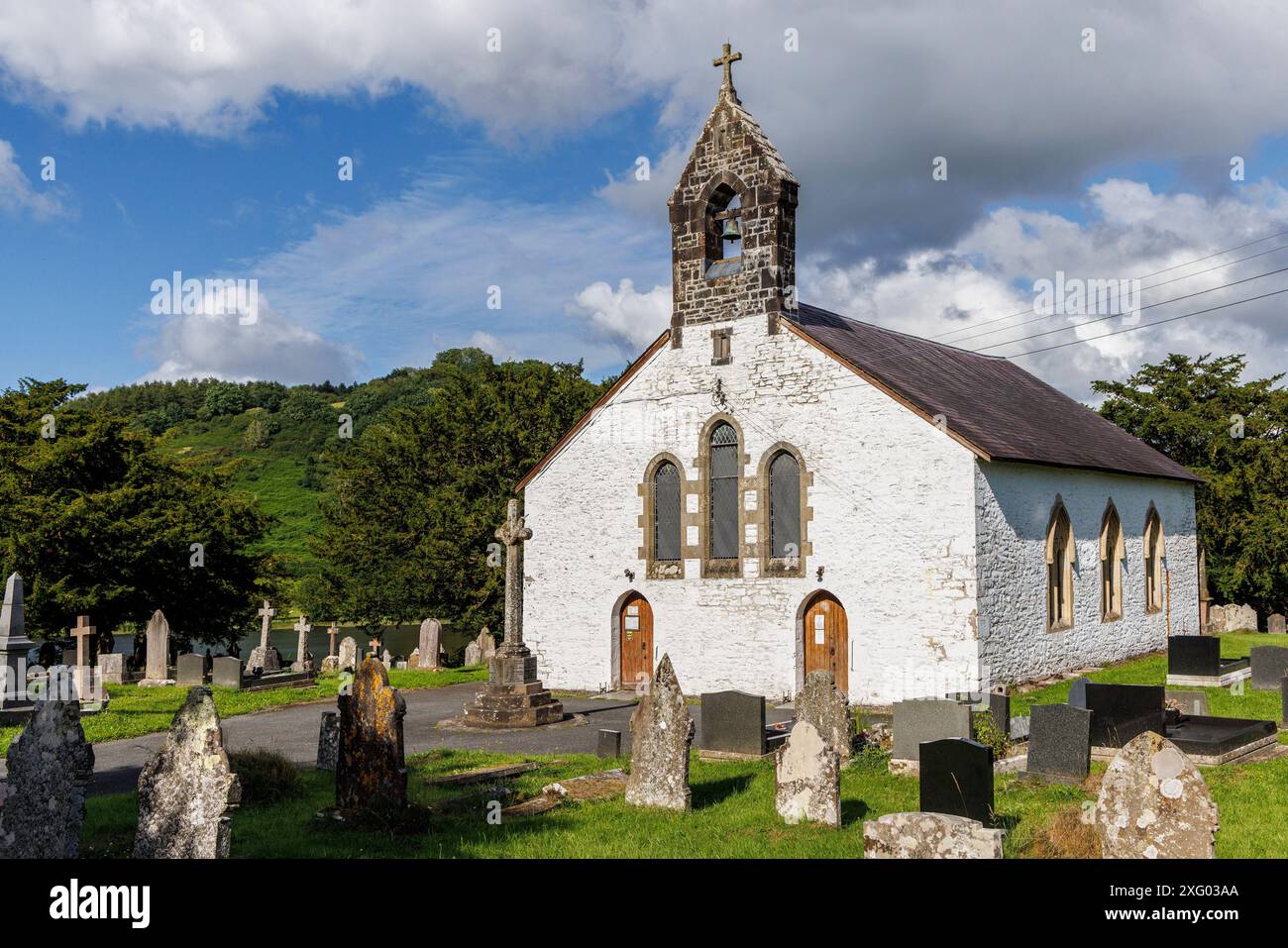 Church of St Michael at Talley Abbey, Llandovery, Wales, UK Stock Photo ...