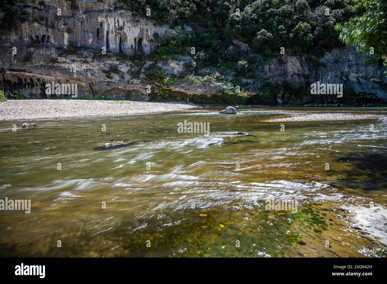 Gorges du Gardon Regional Nature Reserve, France Stock Photo - Alamy