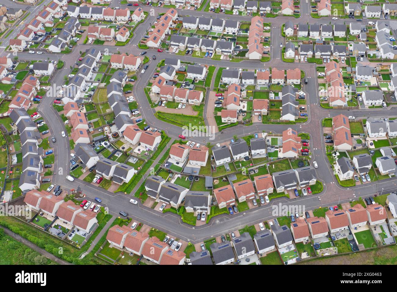 New housing development at Dargavel in Bishopton Stock Photo - Alamy