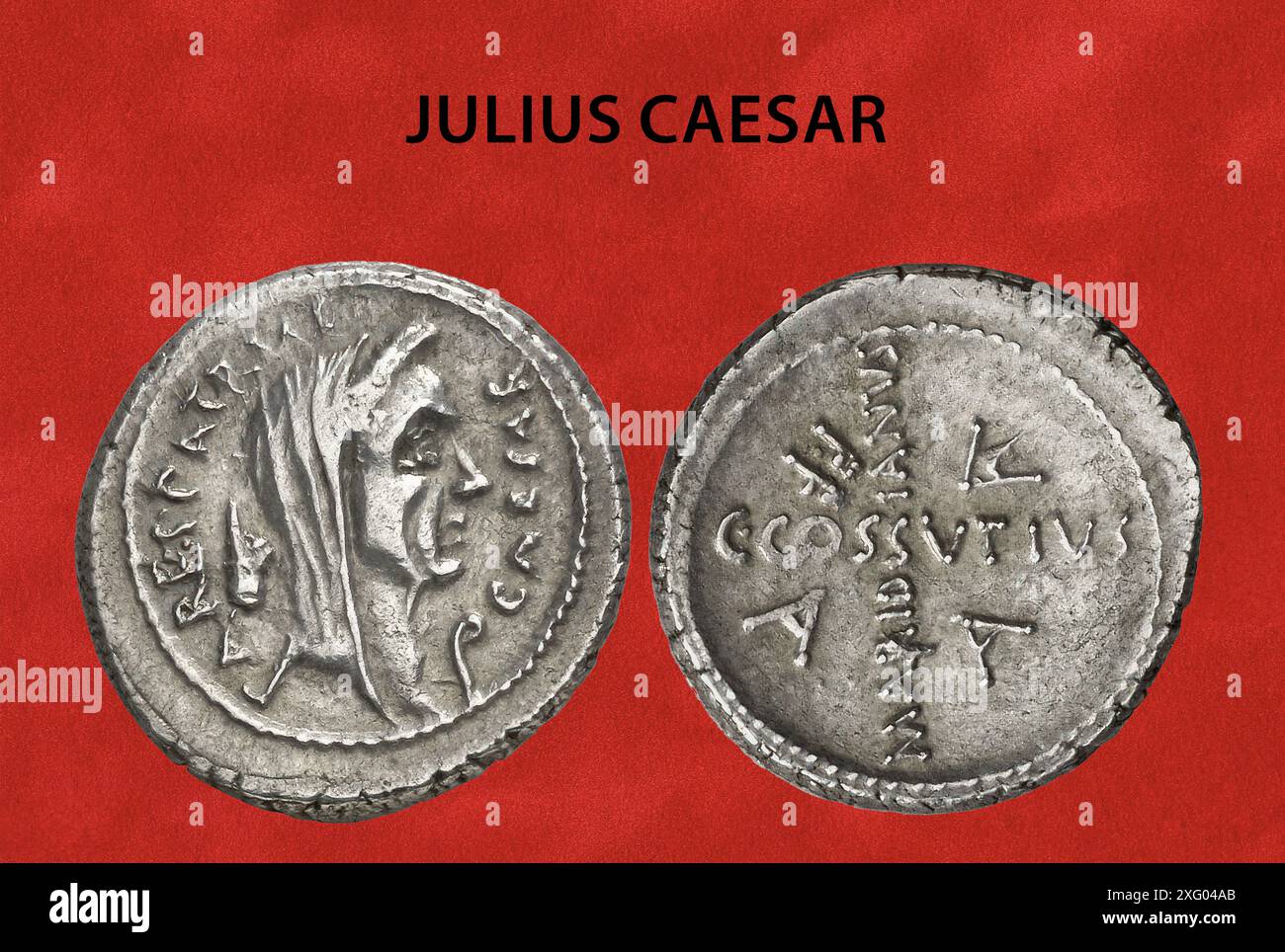 Julius caesar coin hi-res stock photography and images - Alamy