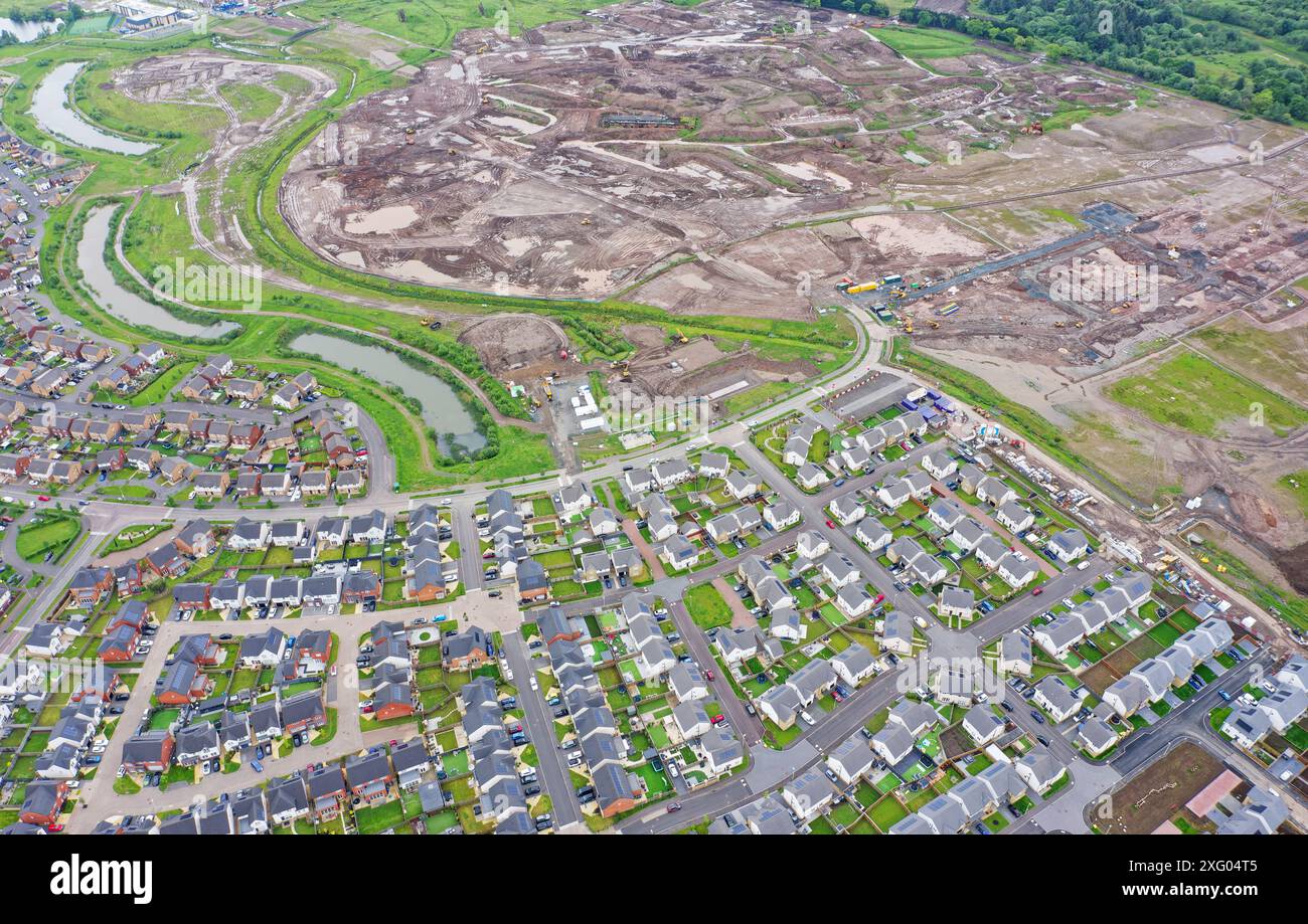 New housing development at Dargavel in Bishopton Stock Photo - Alamy