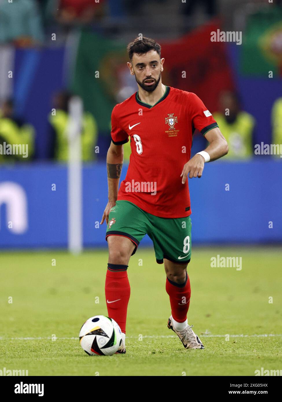 HAMBURG - Bruno Fernandes of Portugal during the UEFA EURO 2024 quarter ...