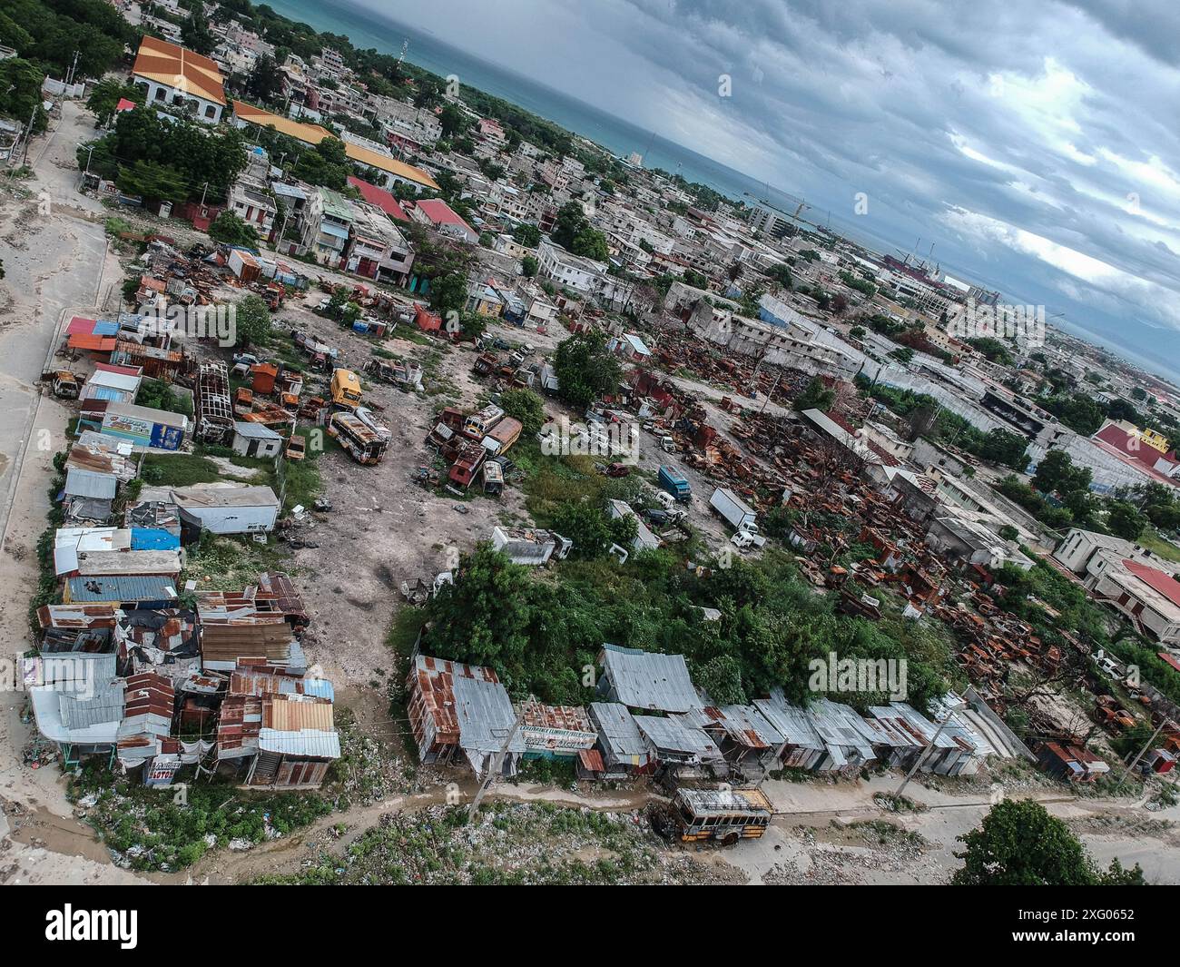 Port-Au-Prince, Port-Au-Prince, Haiti. 5th July, 2024. Places destroyed ...