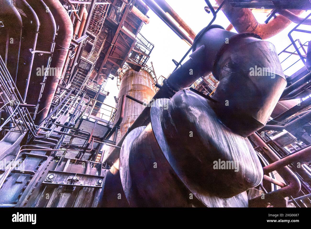 Demolition of one of Europe's largest steelworks sites, with all ...