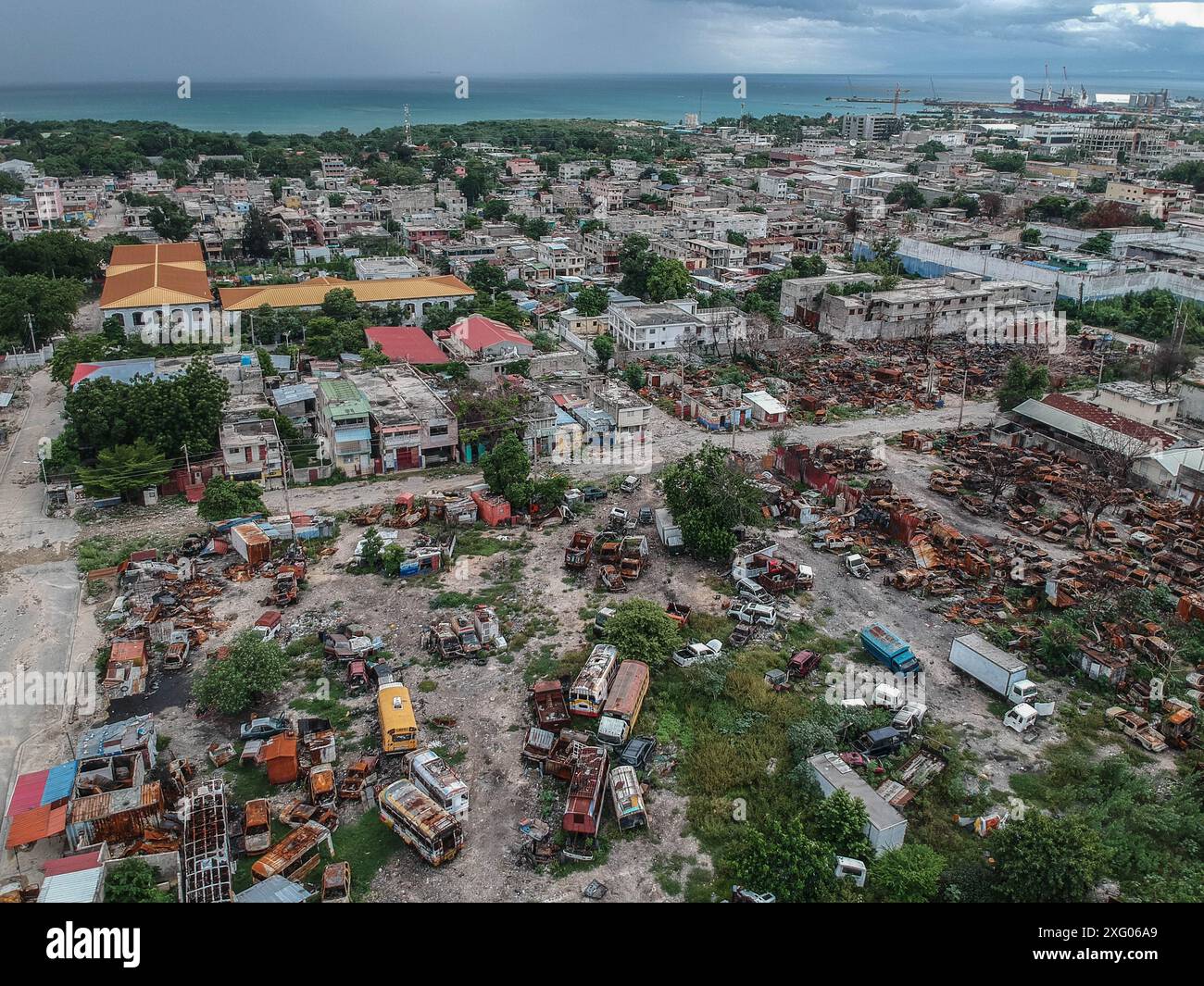 Port-Au-Prince, Port-Au-Prince, Haiti. 5th July, 2024. Places destroyed ...