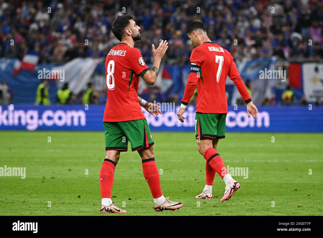 Hamburg, Germany. 5 July, 2024. Bruno Fernandes of Portugal during the ...