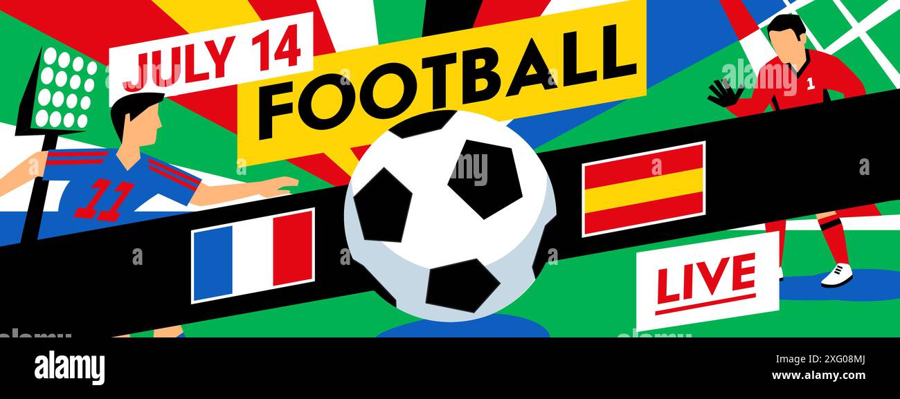 Football euro championship 2024. Soccer cup banner Stock Vector Image ...