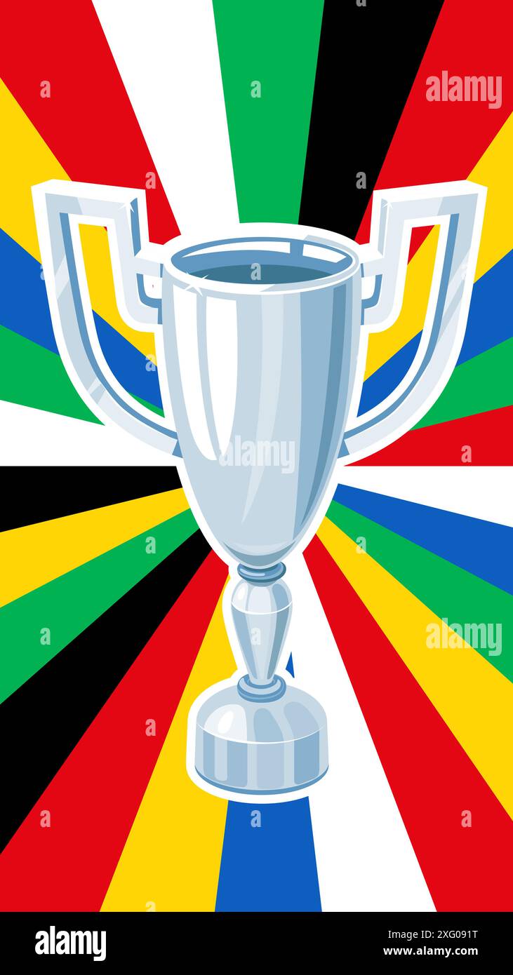Football euro championship 2024. Soccer cup banner Stock Vector Image ...
