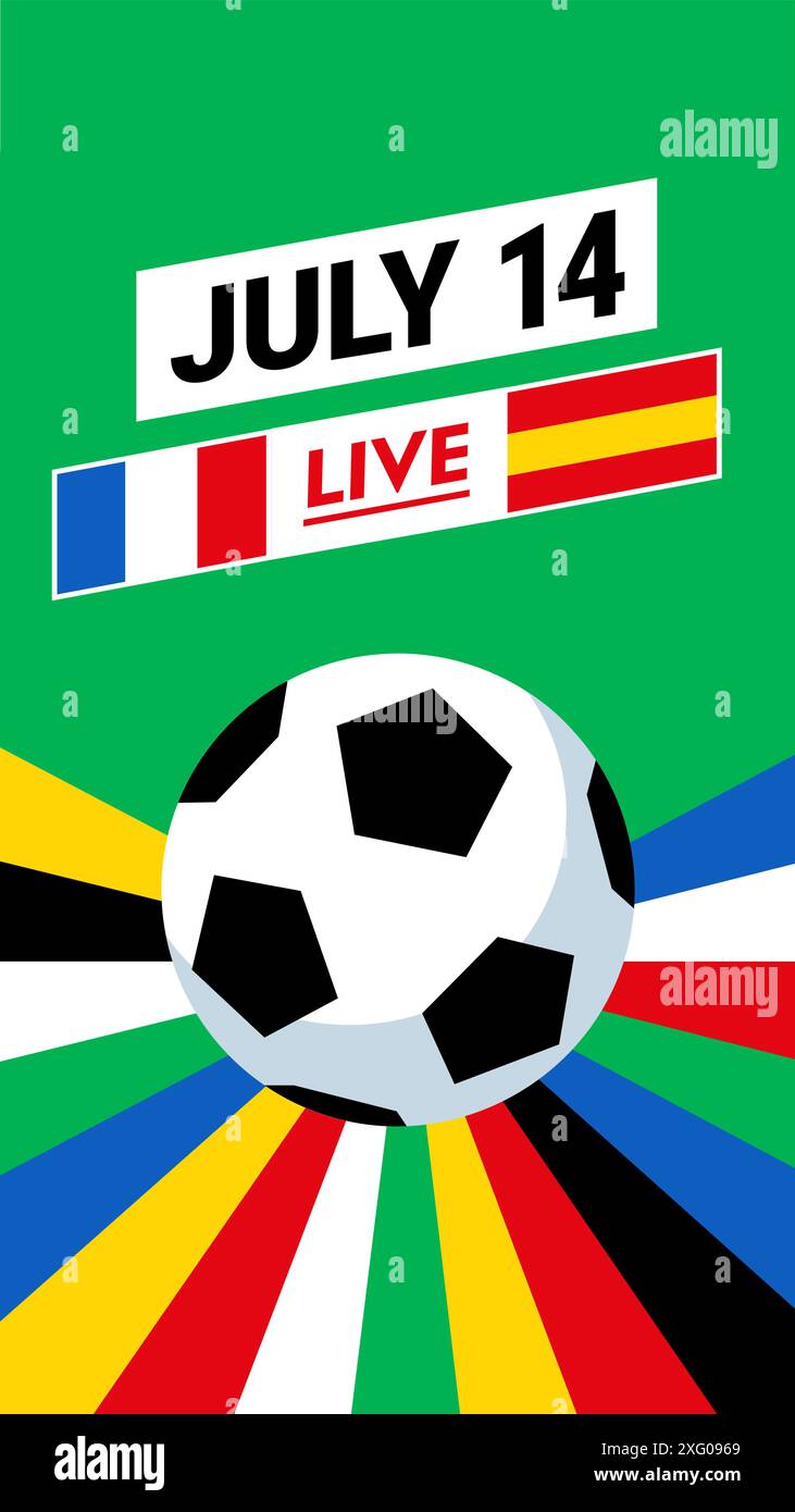 Football euro championship 2024. Soccer cup banner Stock Vector Image ...