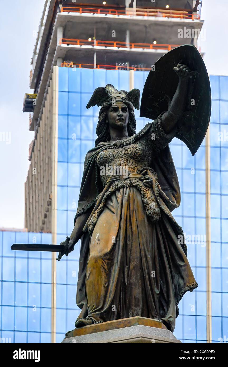 Michigan Soldiers' and Sailors' Monument, Detroit, USA Stock Photo - Alamy