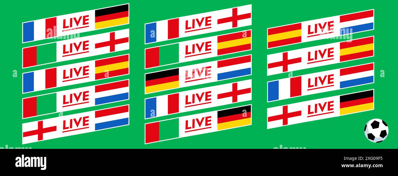 Euro 2024 trophy Stock Vector Images - Alamy