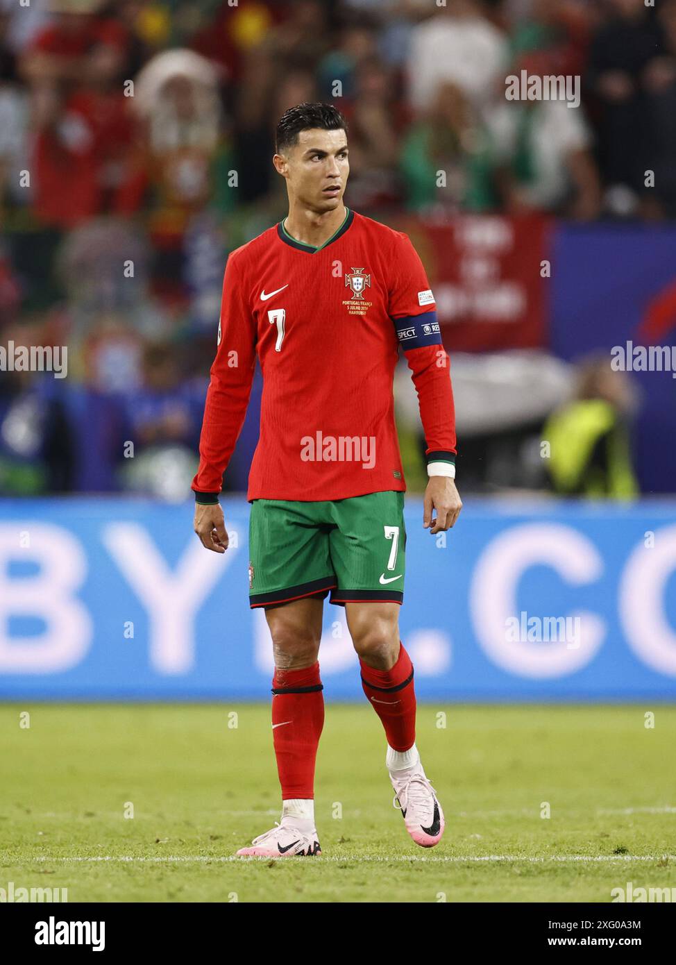 HAMBURG - Cristiano Ronaldo of Portugal during the UEFA EURO 2024 ...