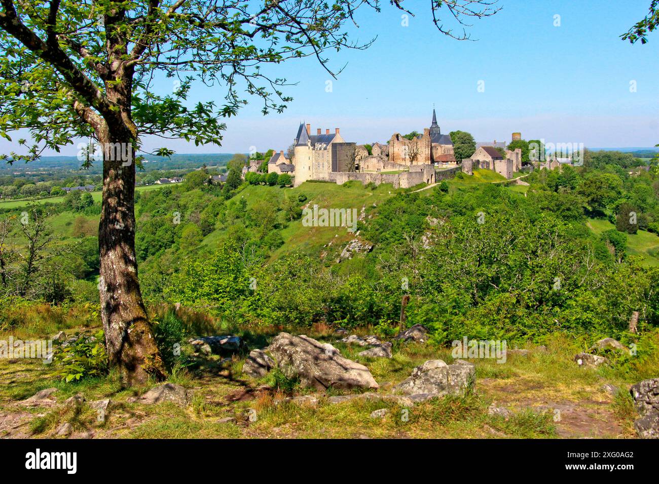 Medieval town that defied William the Conqueror, perched on a 70-metre ...