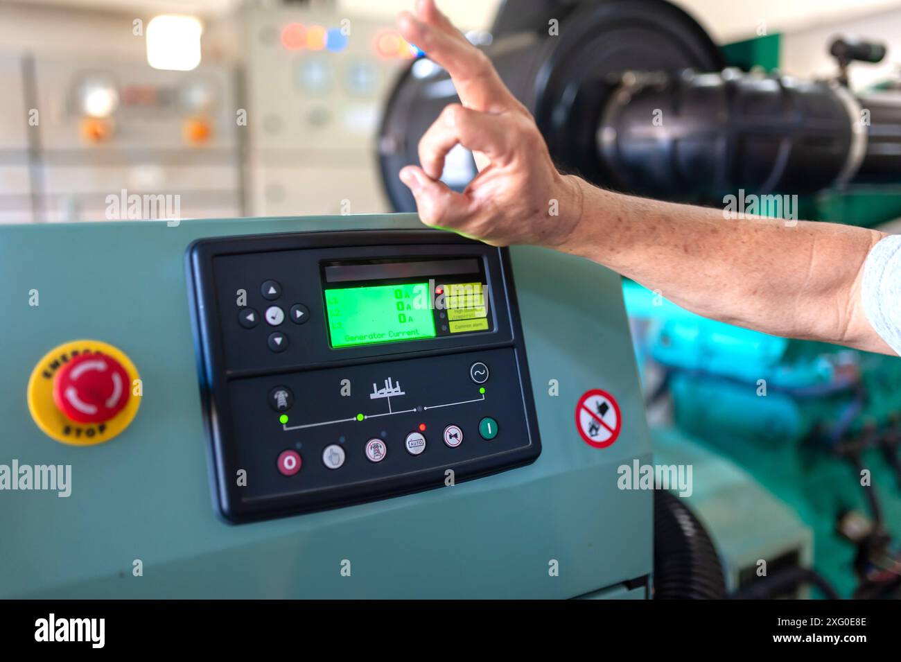 Hand operating control panel hi-res stock photography and images - Alamy
